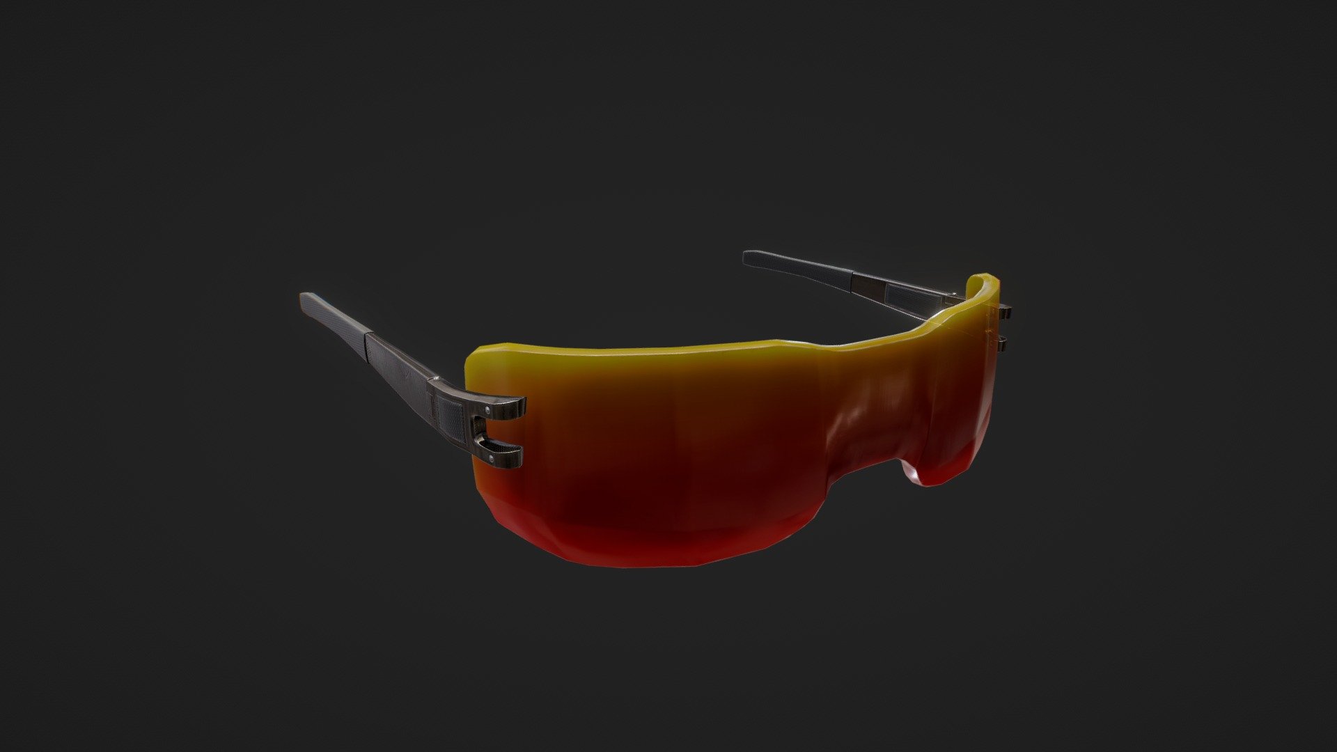 Orange Shades Stylish "Future Imperfect" - Buy Royalty Free 3D model by ...