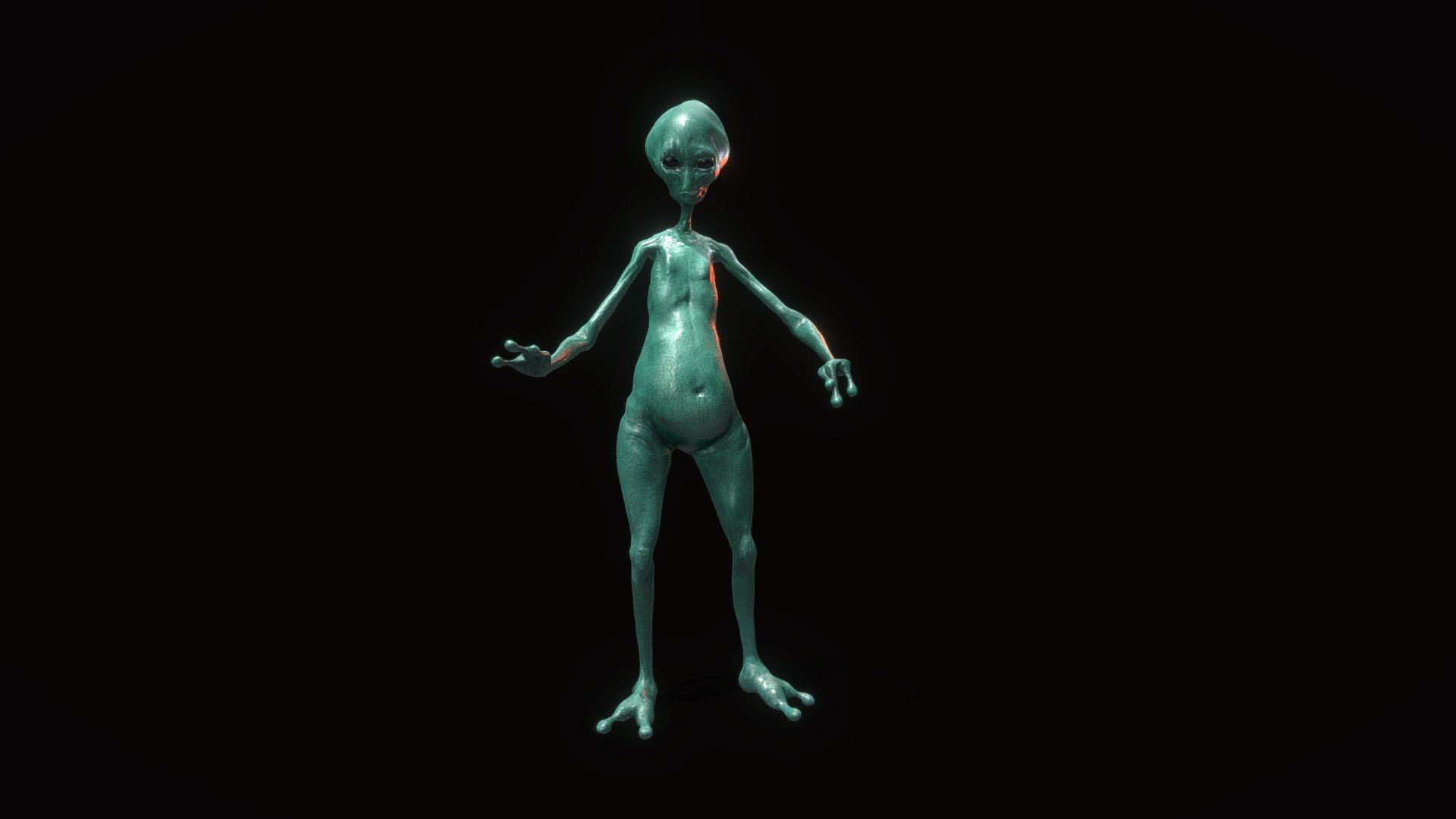 Alien (Rigged) - Buy Royalty Free 3D model by Luciano Filicetti ...