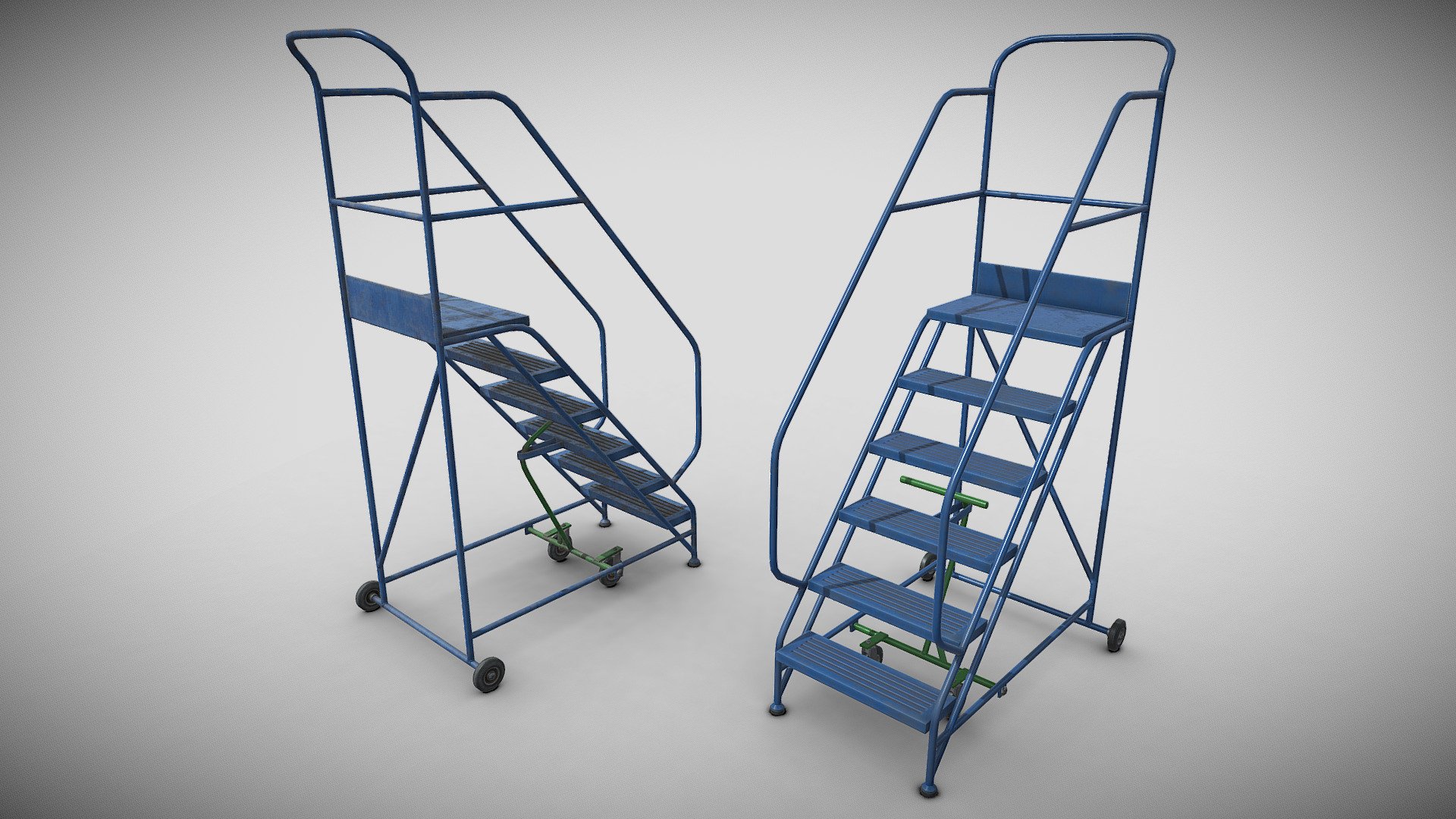Warehouse Mobile Steps - Buy Royalty Free 3D model by ...