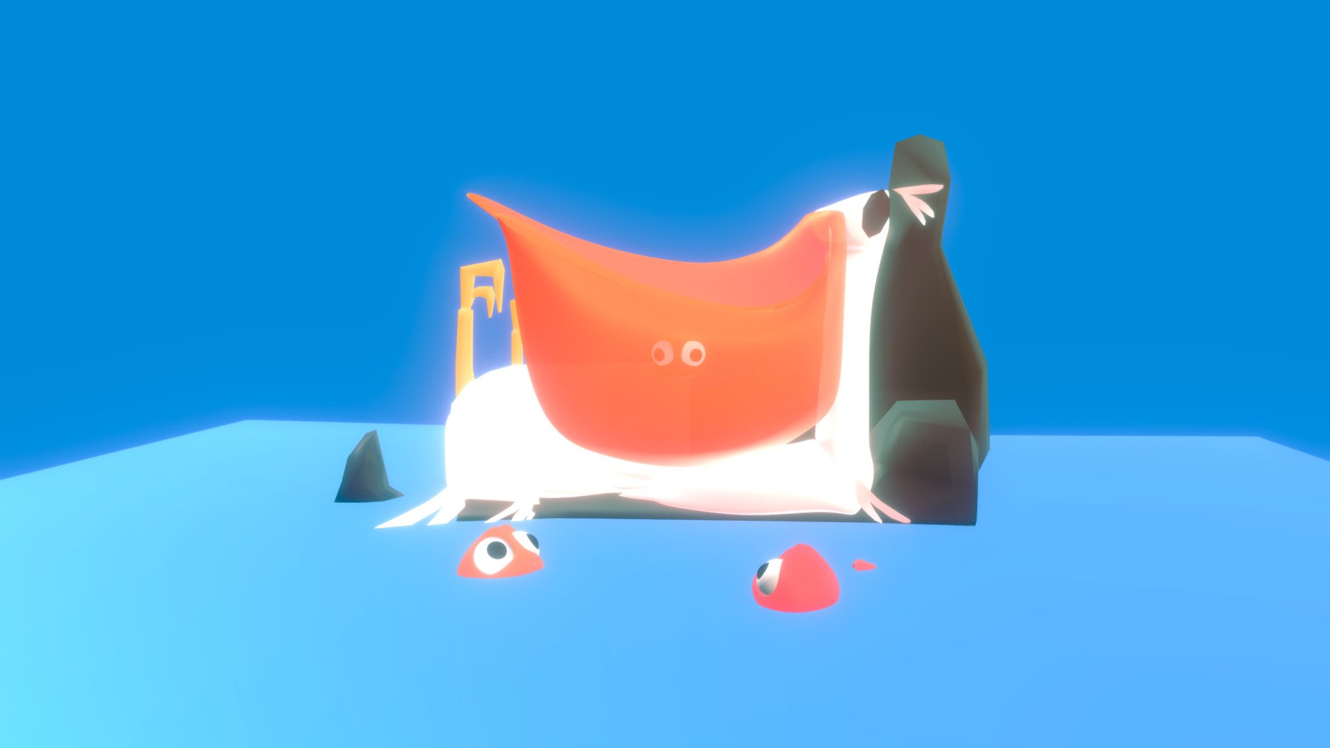A Happy Fish - 3D model by stickyandsleepy [fc94201] - Sketchfab