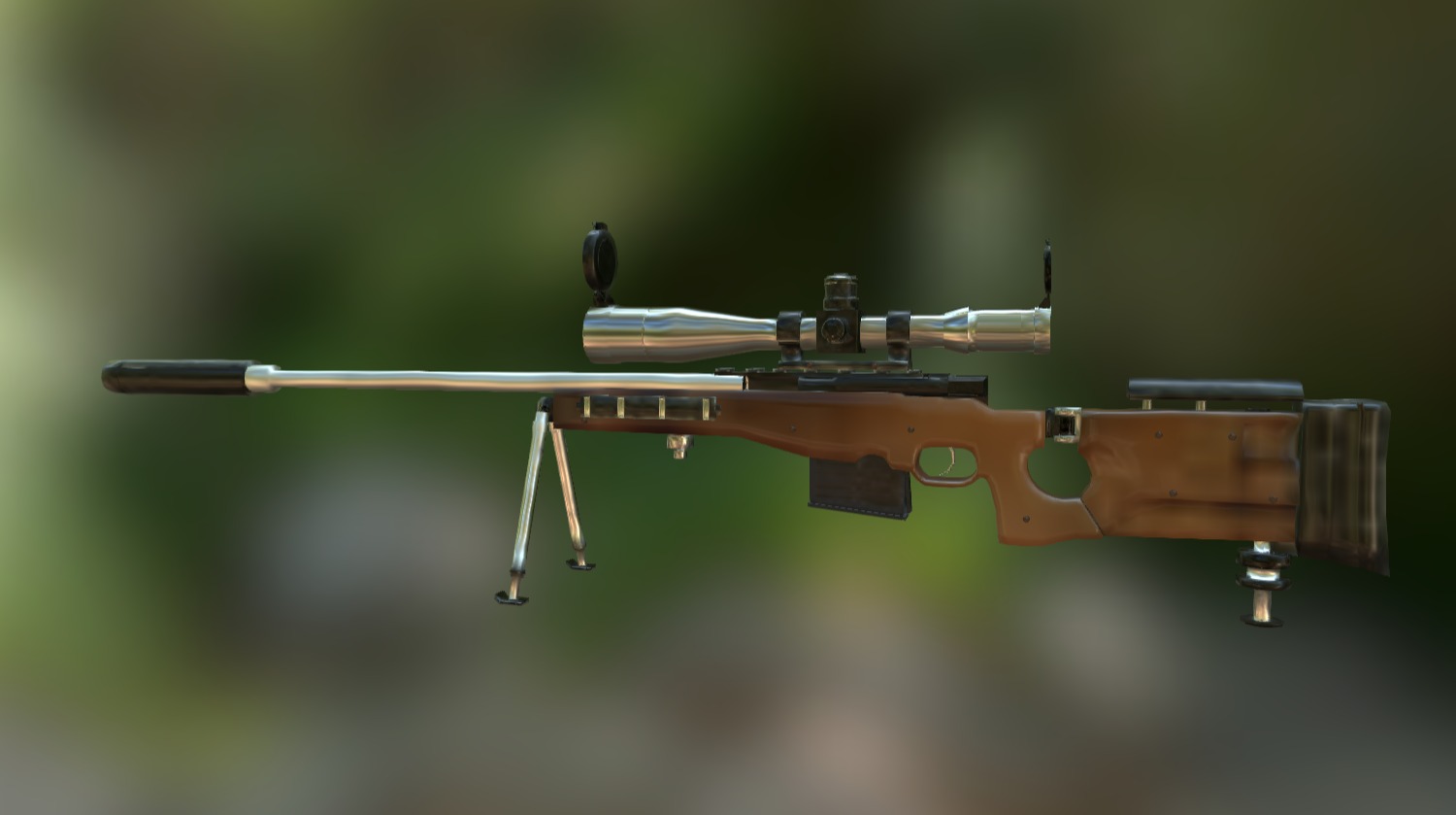 Sniper - 3D model by KiranKillstreak [fc957f4] - Sketchfab