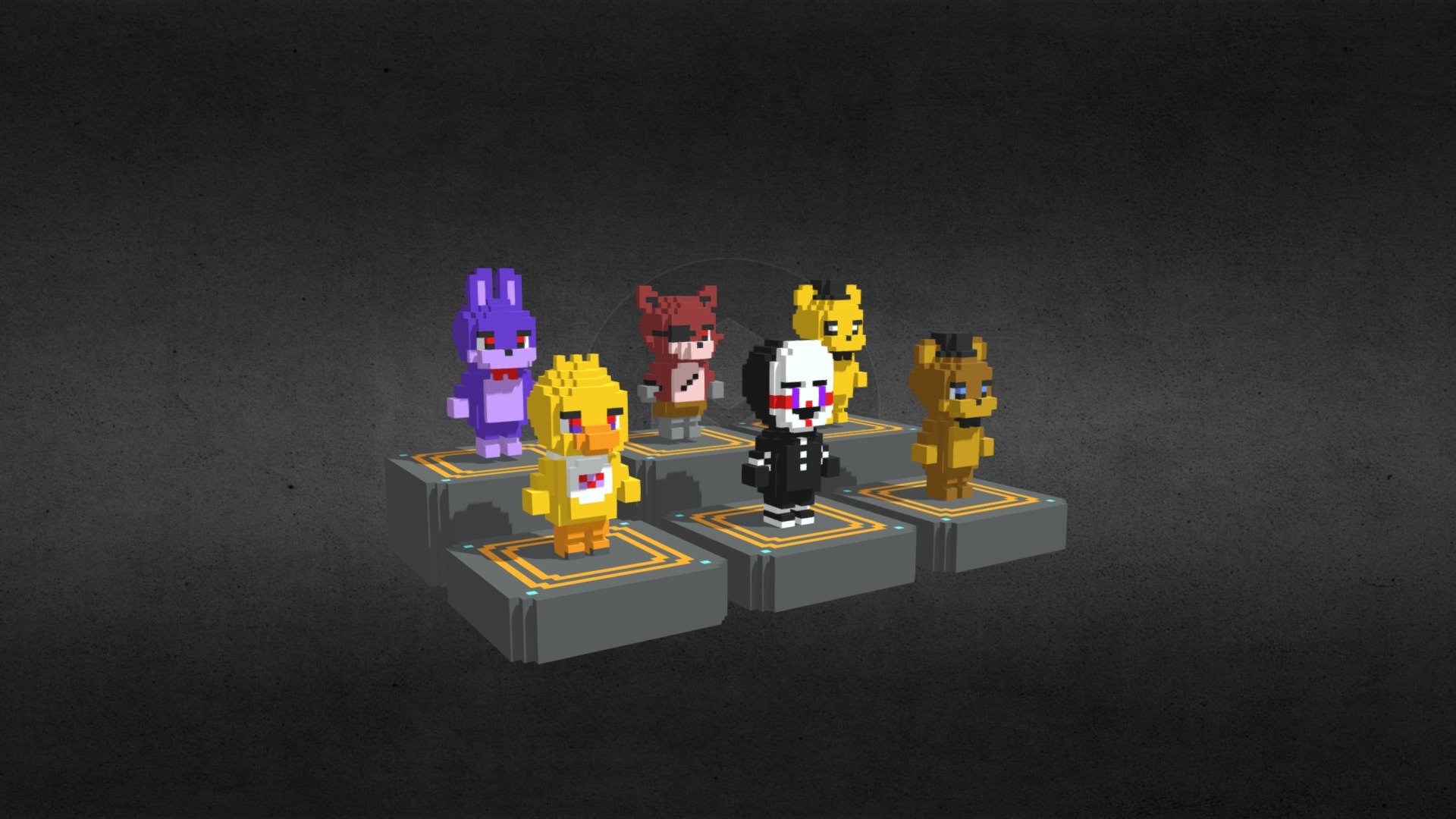 Five Nights at Freddy's【Nanoblock】 - Download Free 3D model by ...