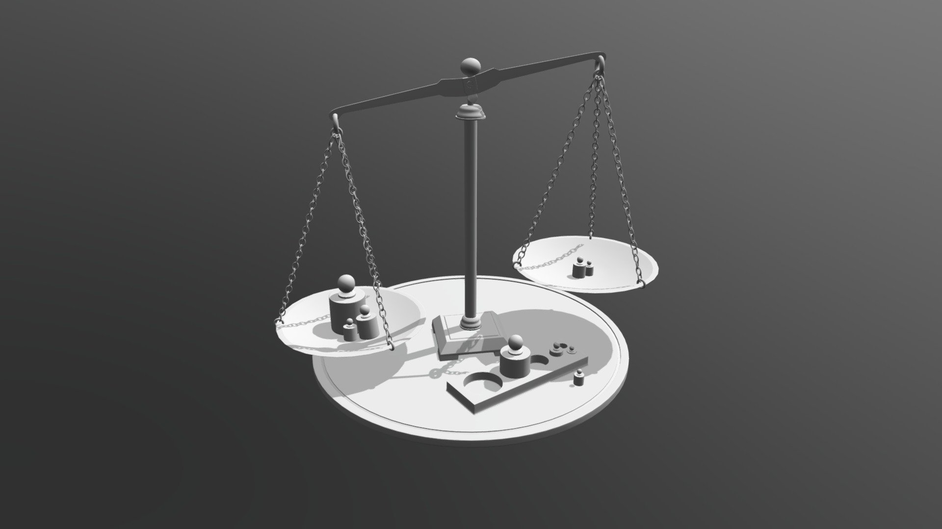 PROPS - balance & weights - 3D model by ewals [fc95c8a] - Sketchfab