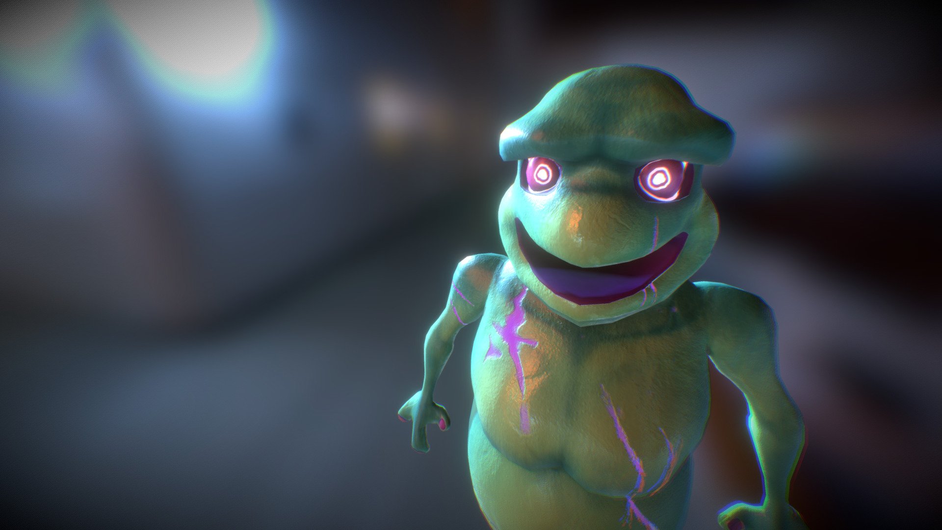 Cartoonish Poltergeist [LOW POLY] - 3D model by kjcurtis [fc95e93 ...