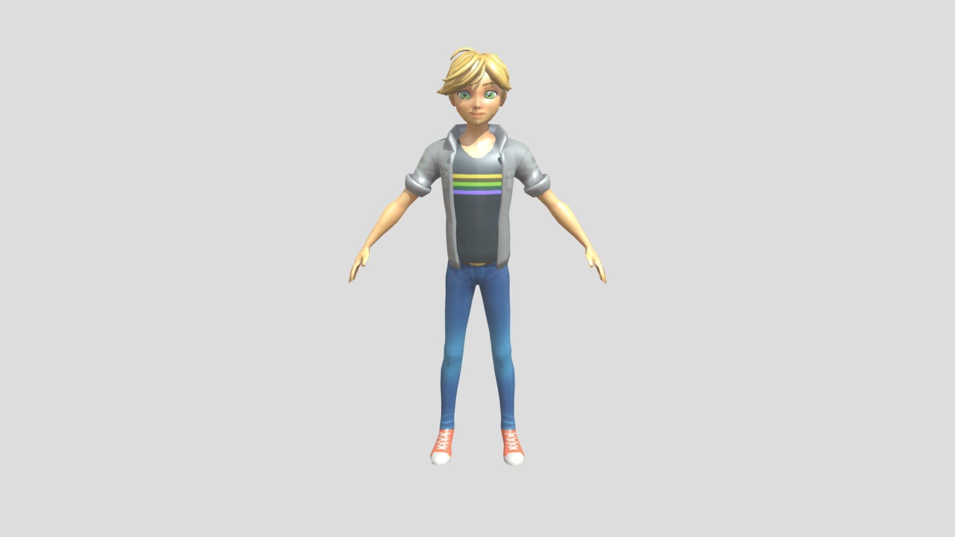 Adrien - Download Free 3D model by danigamer495channel [fc9a7c6] - Sketchfab