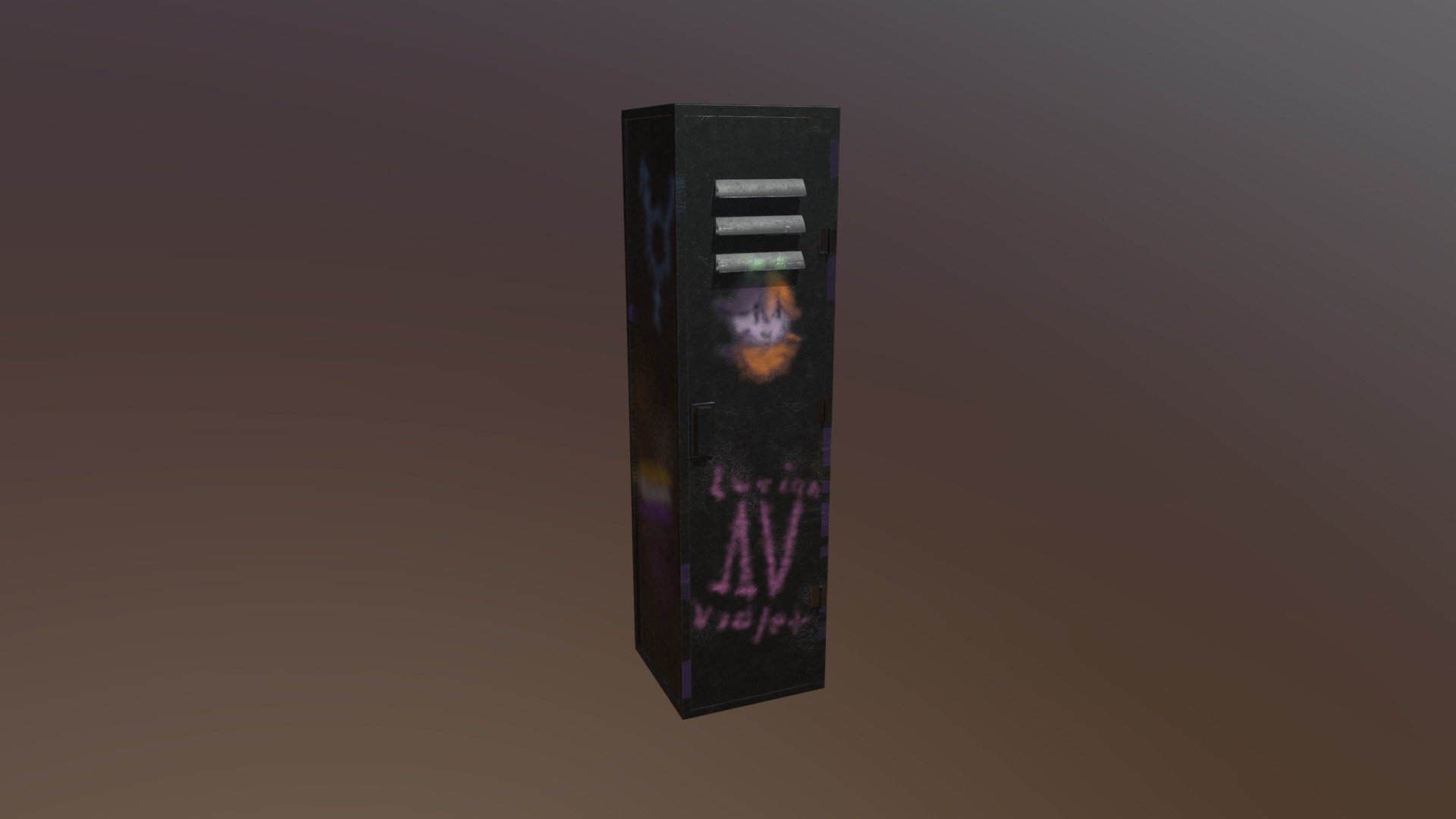 Animated Spraypainted Locker - Download Free 3D model by ClownChaos ...