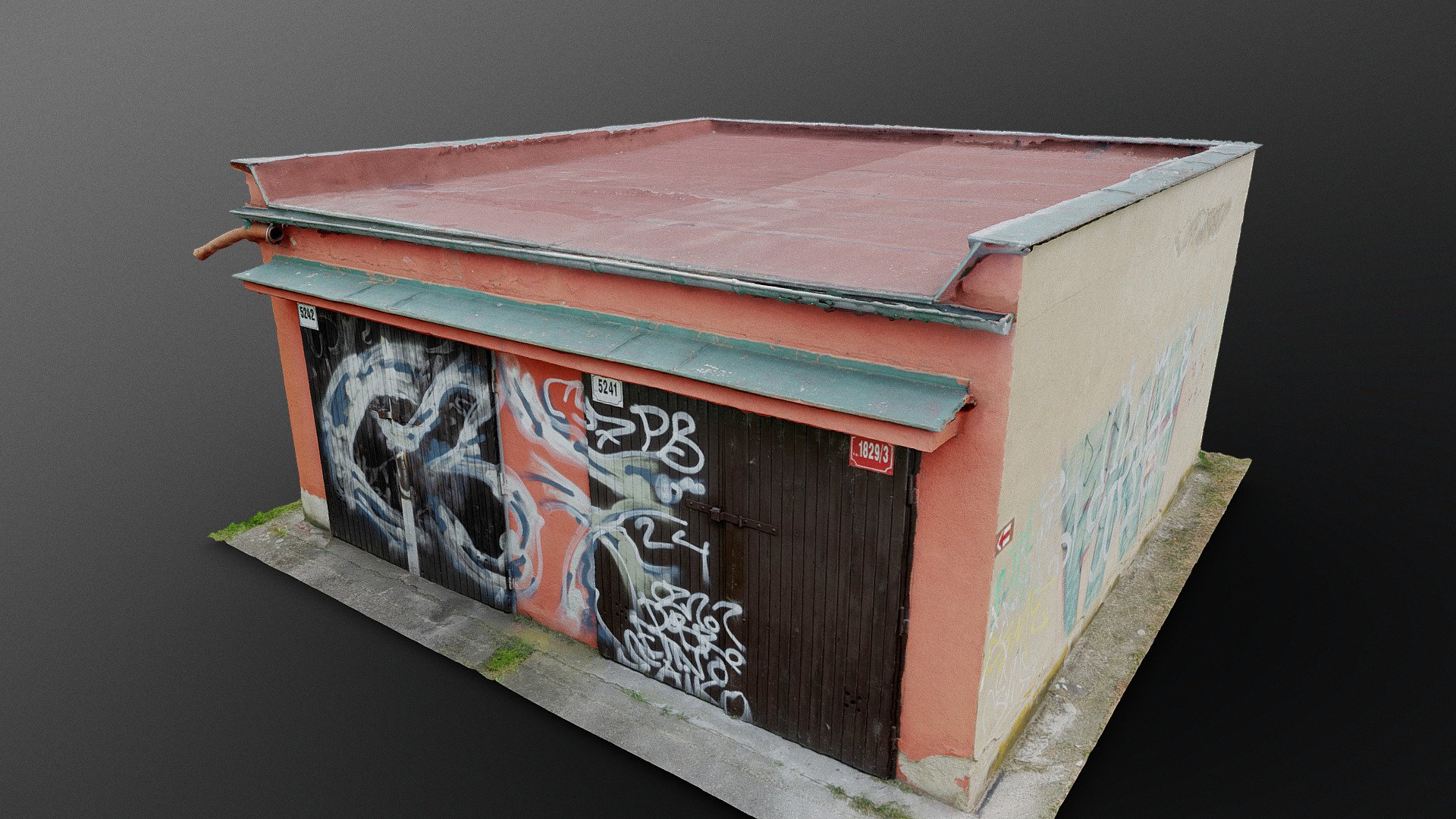 Sprayed arage block - 3D model by matousekfoto [fca0974] - Sketchfab