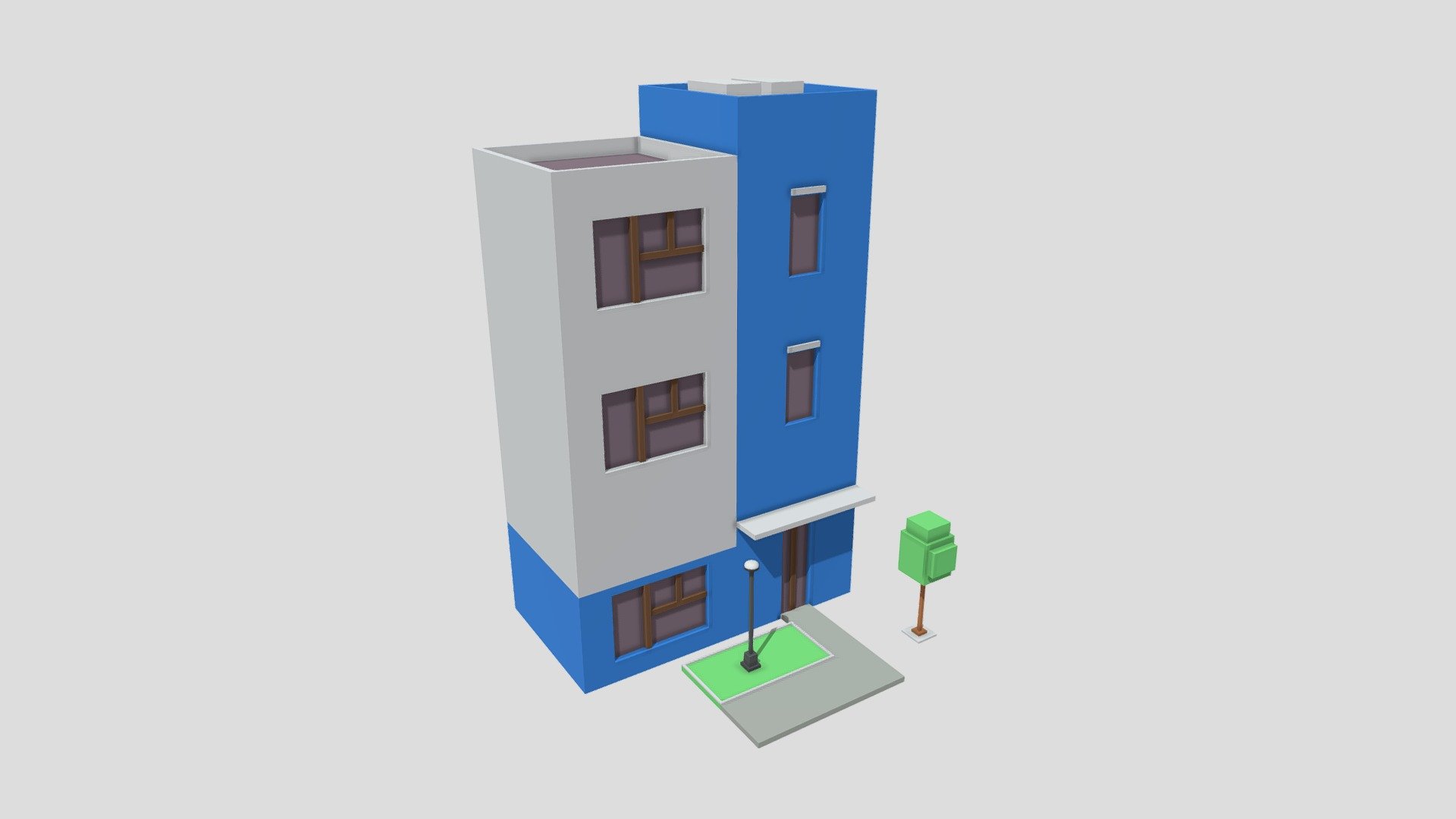 Building - Download Free 3D model by Seven.Four [fca2b92] - Sketchfab