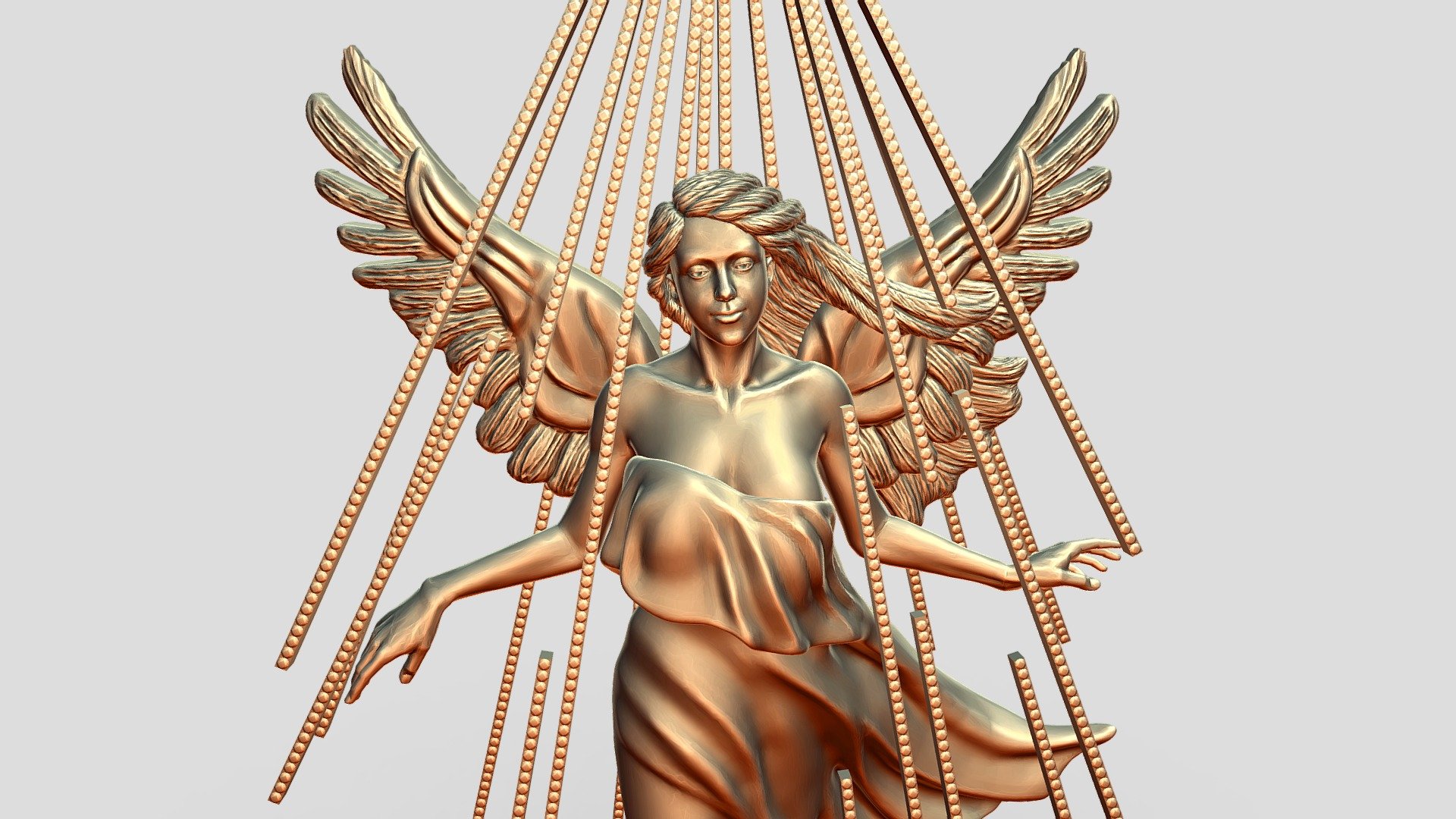 Angel-pendant - Download Free 3D model by Diana Liu (@Diana123456 ...