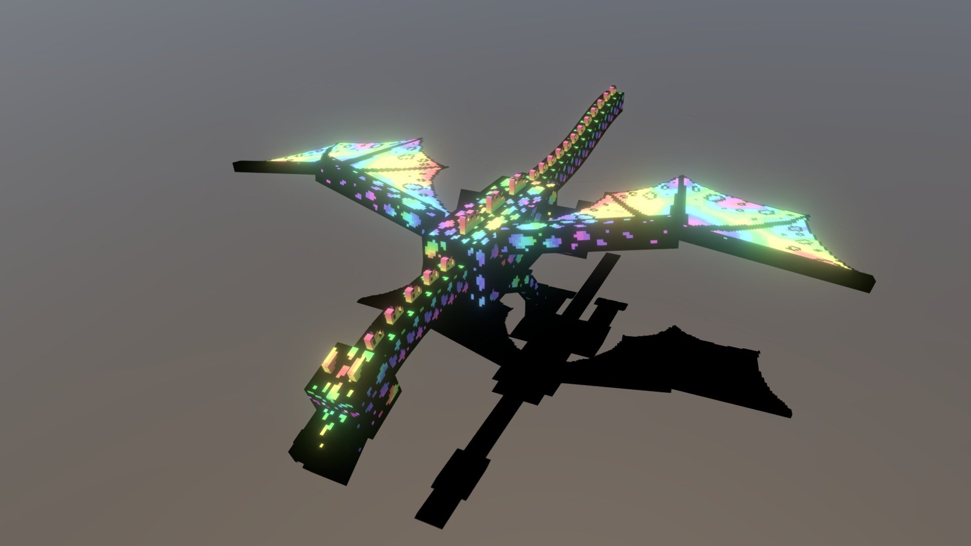 Minecraft rainbow dragon - Download Free 3D model by Minecraft Stocks ...