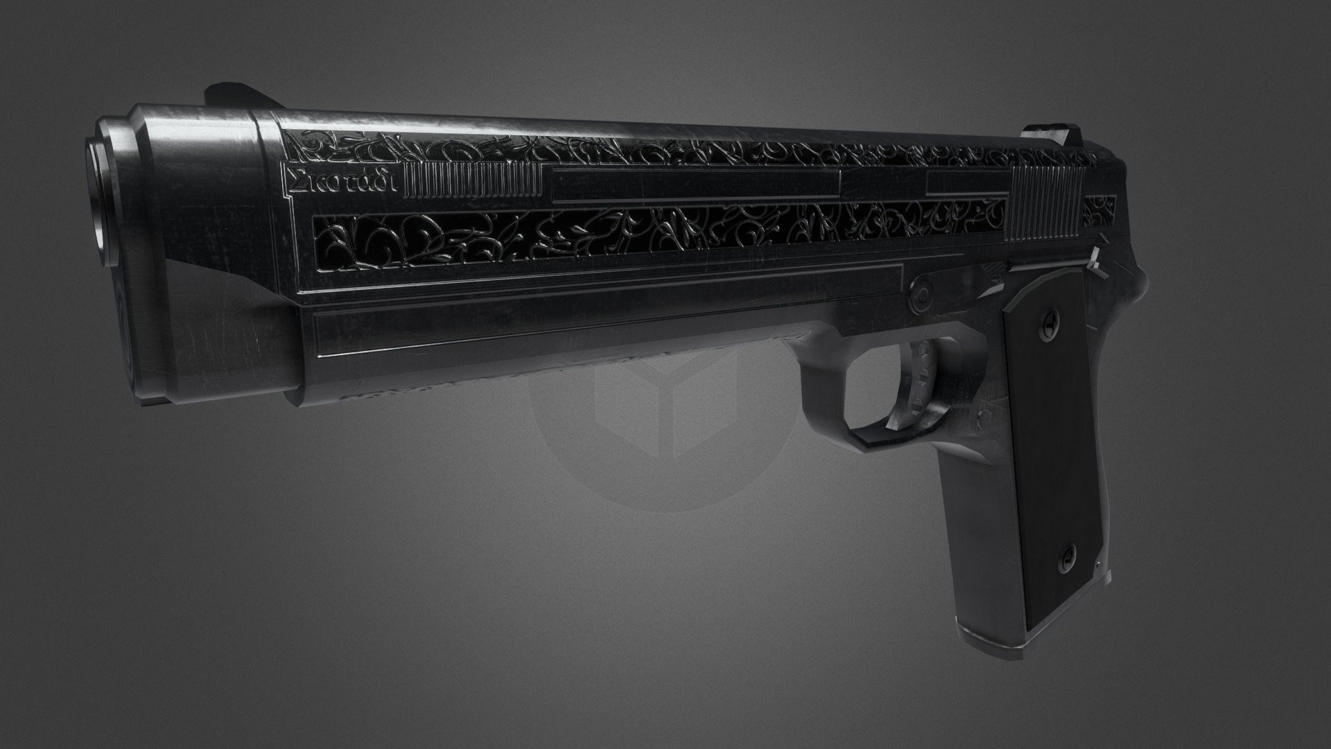 Custom M1911 Pistol - 3D model by Charles Pasqual (@deathmango ...