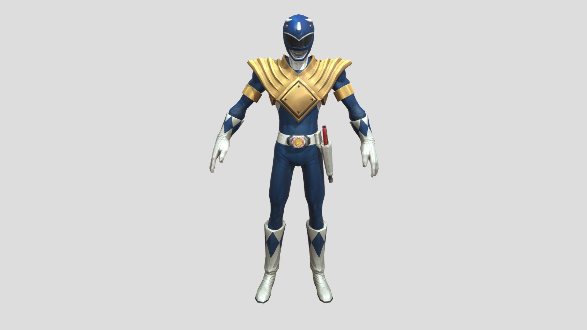 Blue Ranger With Shield - Download Free 3D model by grantb833 [fca7167 ...