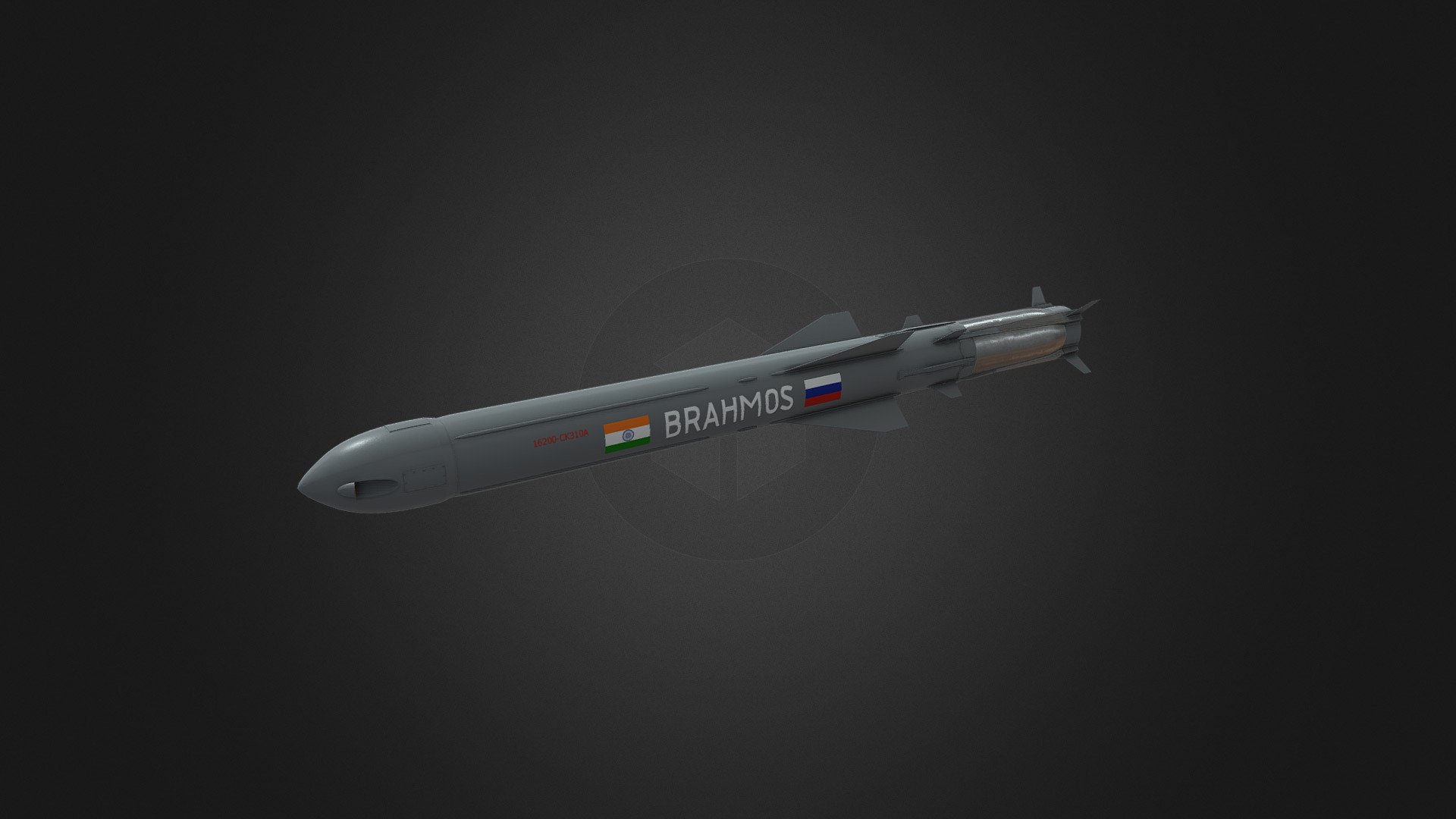 BrahMos Cruise Missile - Buy Royalty Free 3D model by Banendu ...