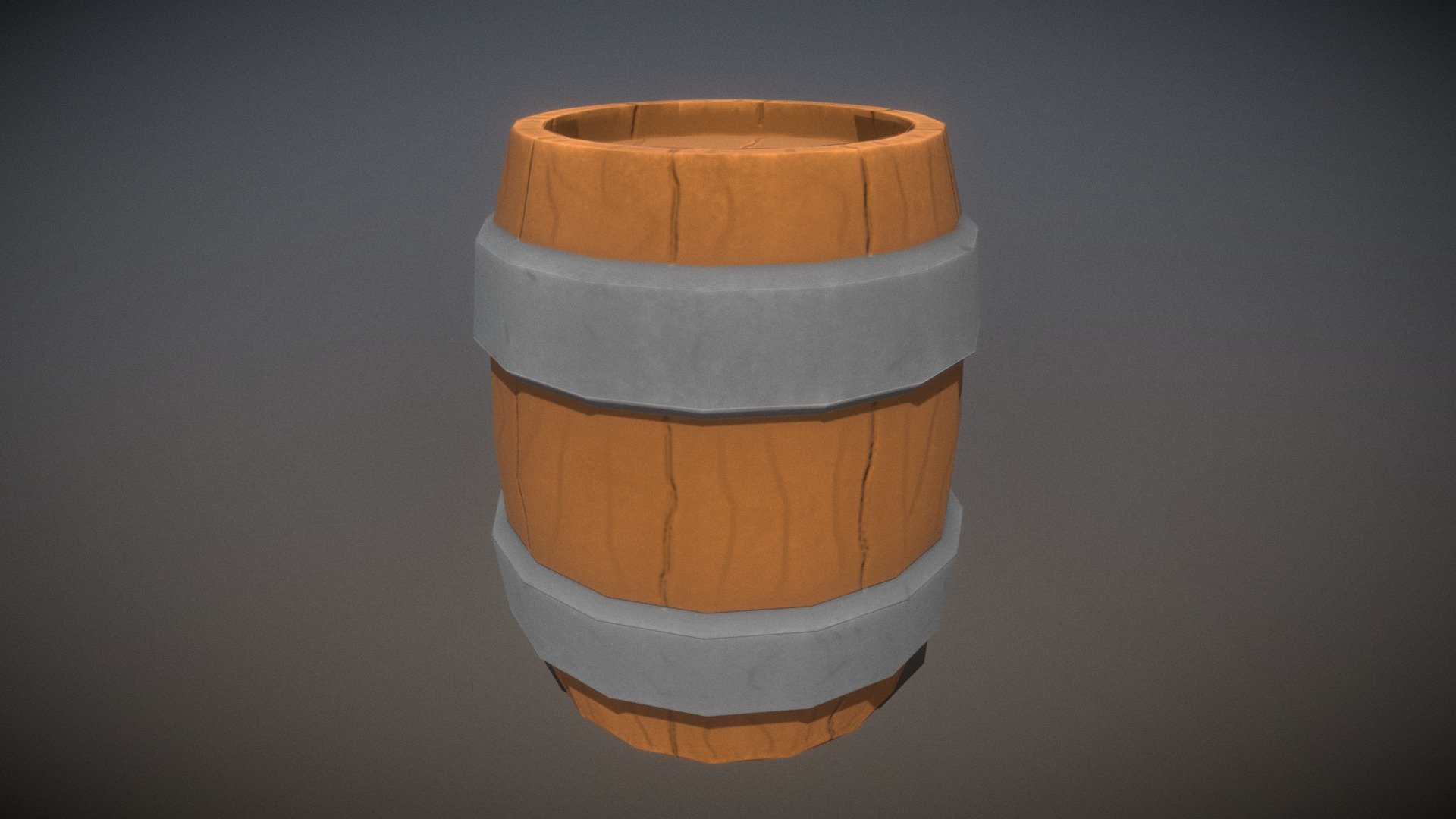 Stylised Barrel - 3D model by PolyJuice [fca823a] - Sketchfab