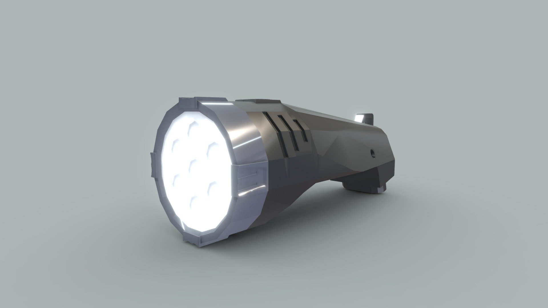 Low poly Rayovac flashlight - Download Free 3D model by christian ...