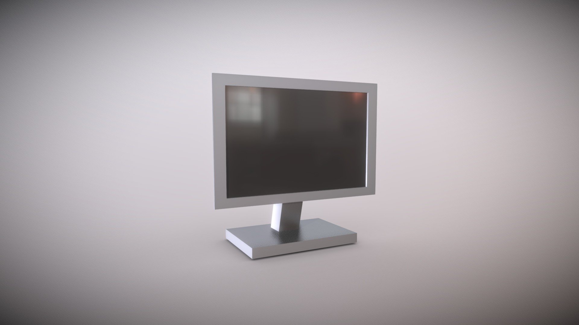 Simple Computer Monitor - Download Free 3D model by Andrew.Mischenko ...