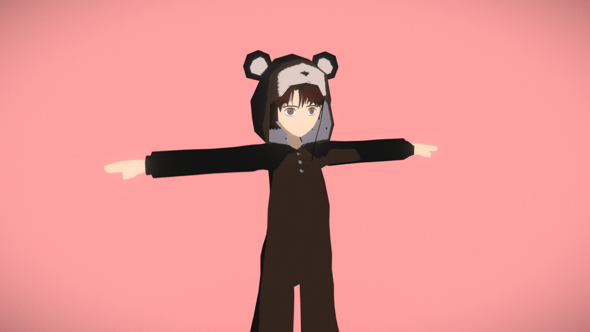 Lain Low Poly - Rigged - Download Free 3D model by kvden (@kvden ...