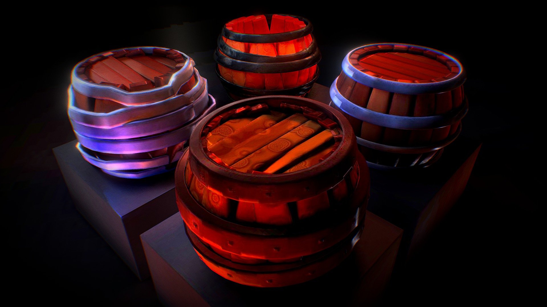 Barrel Generator Examples - 3D model by ColorMan777 [fcaac6d] - Sketchfab
