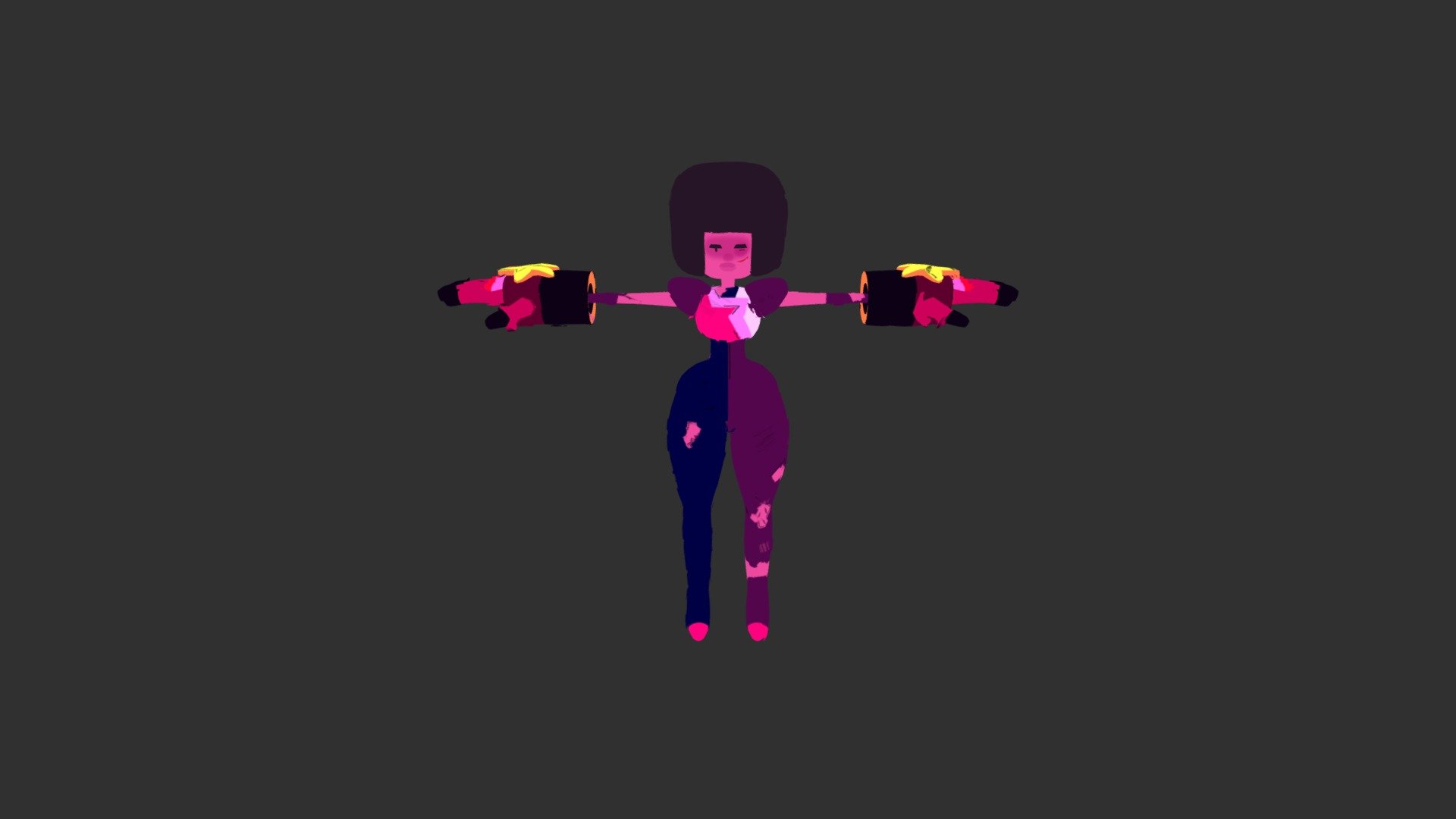 Garnet Cartoon StyleTest - 3D model by kieronwhite [fcaacb8] - Sketchfab
