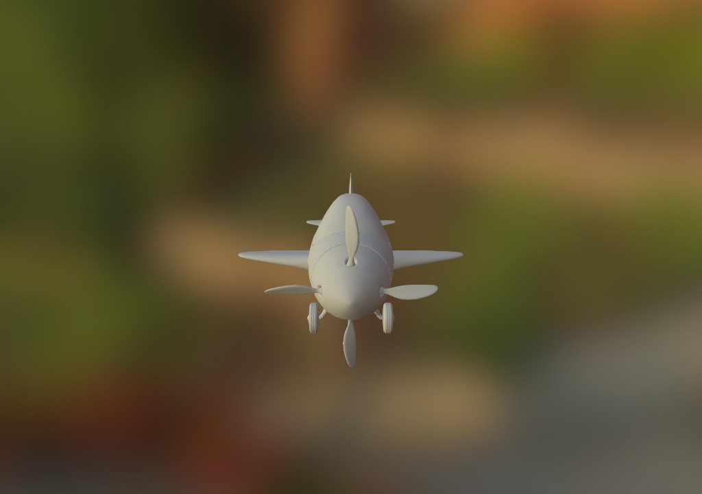 Cartoon plane - 3D model by bersi [fcab7bb] - Sketchfab