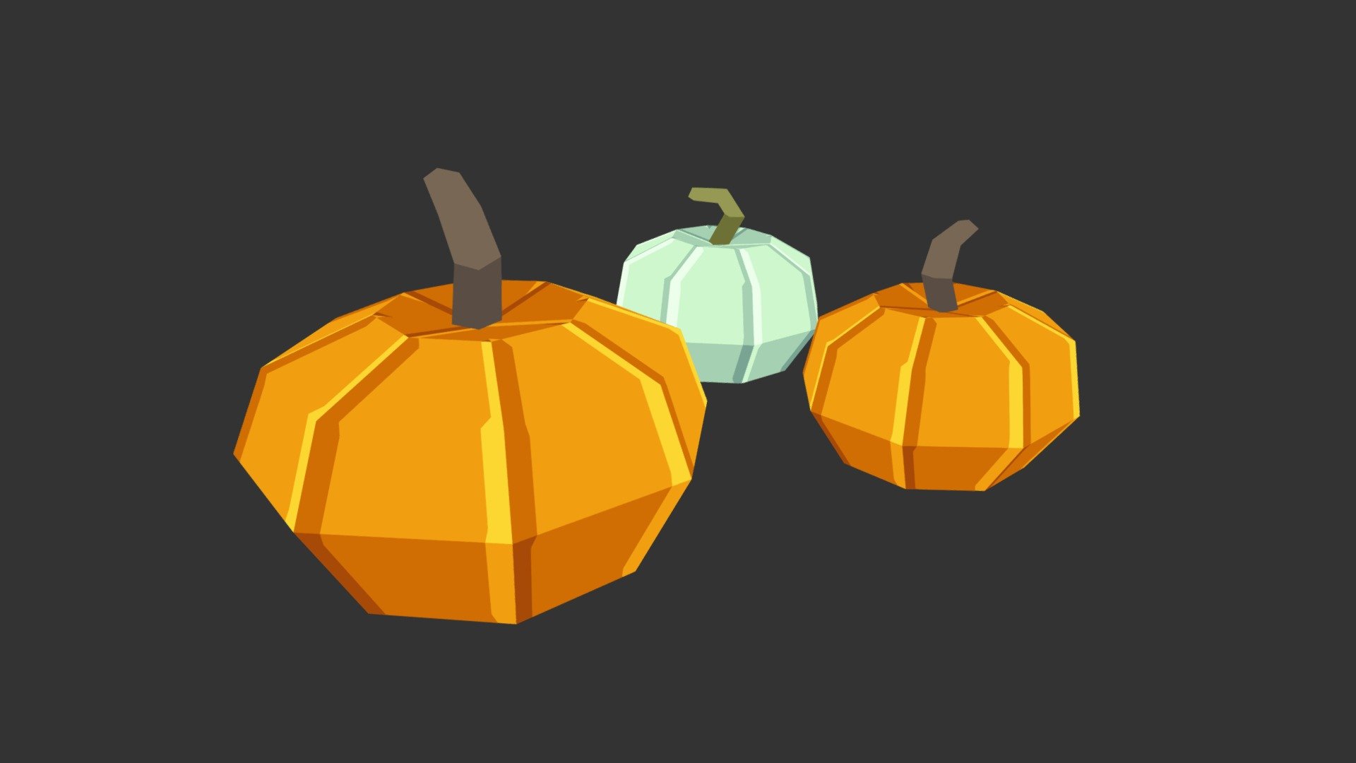 Pumpkins - 3D model by Linus J. (@LunisJ) [fcad502] - Sketchfab