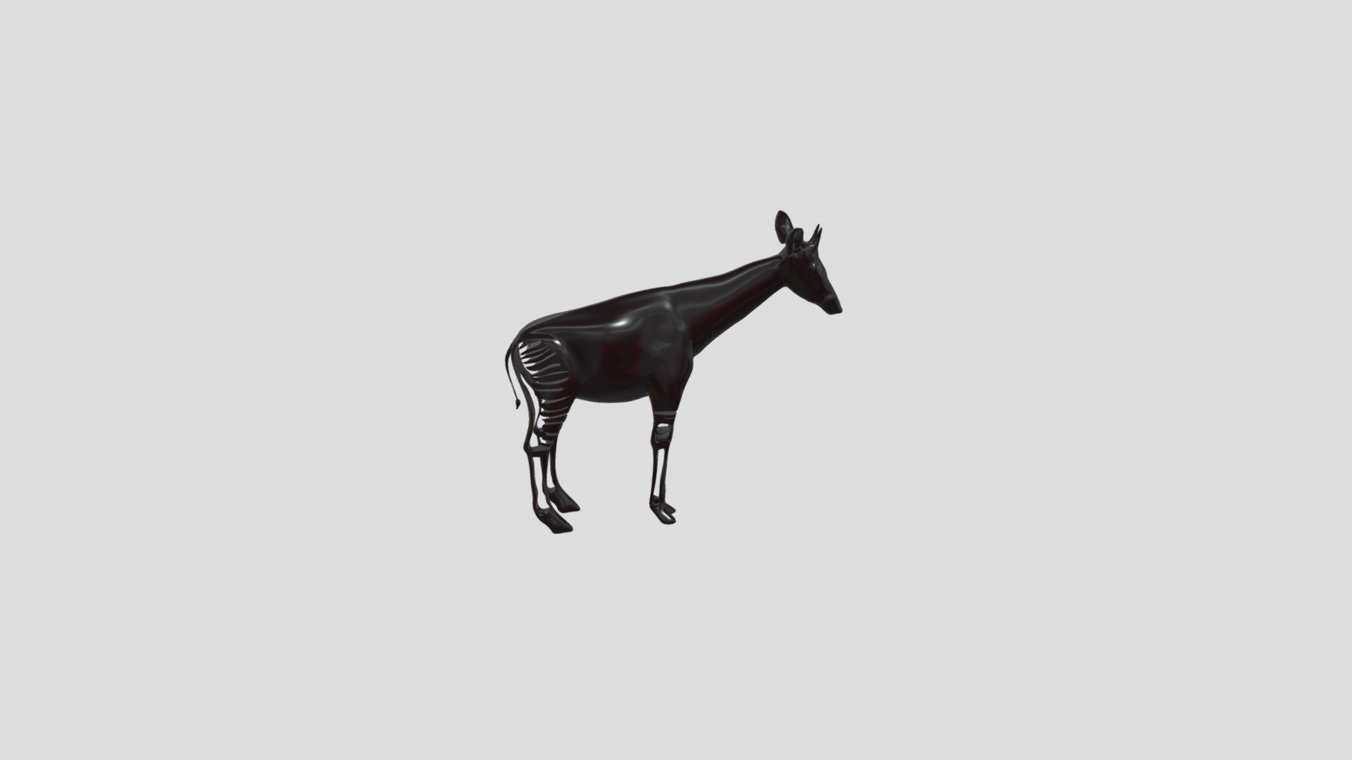 Okapi - 3D model by BackaMajkova [fcaf412] - Sketchfab