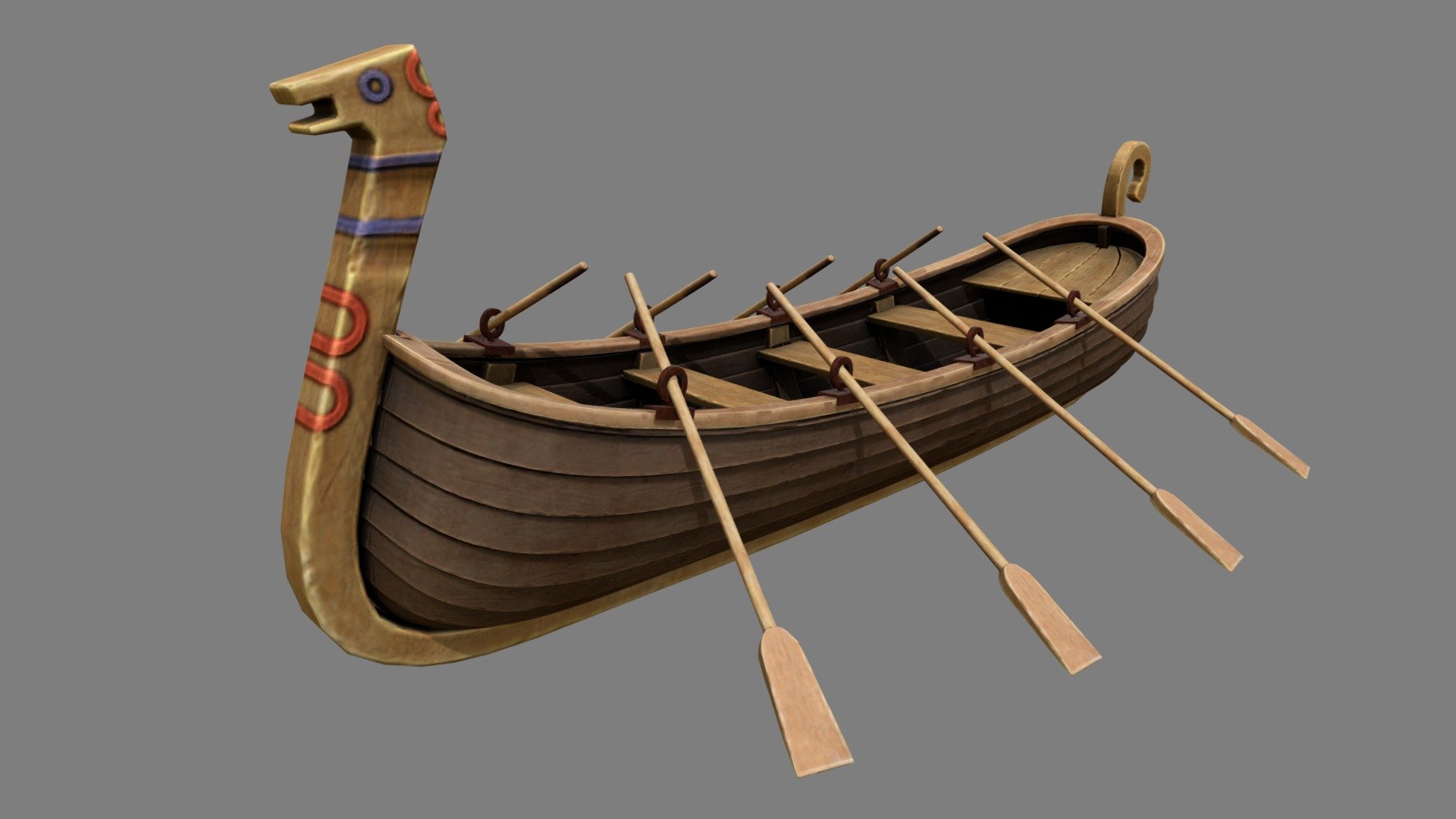 Drakkar - 3D model by viznerlaurart [fcaf562] - Sketchfab