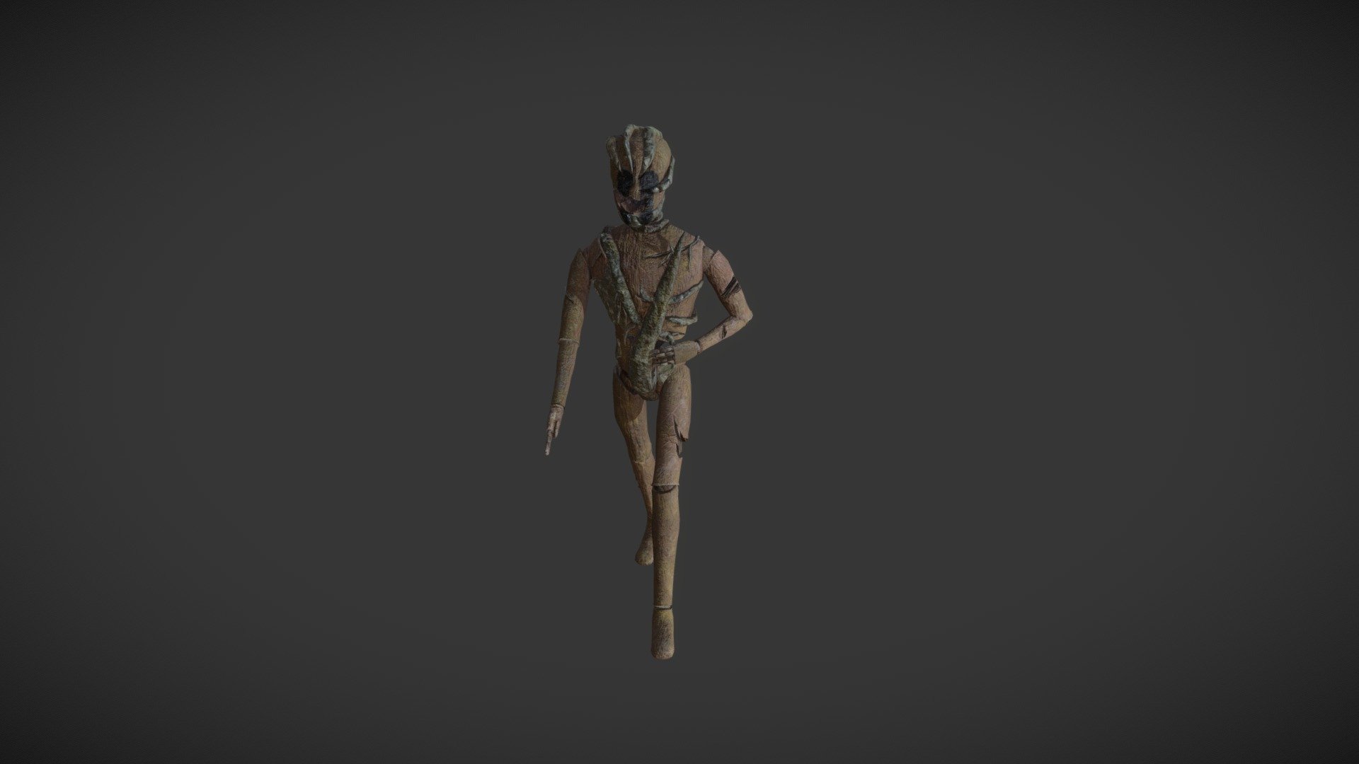 Walking Haunted Wooden Dummy - 3D model by GinMichel [fcb05ae] - Sketchfab