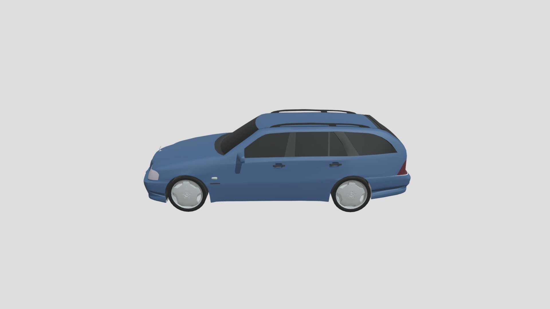 Mercedes-Benz C43 AMG Estate lowpoly 3D-printing - Download Free 3D ...