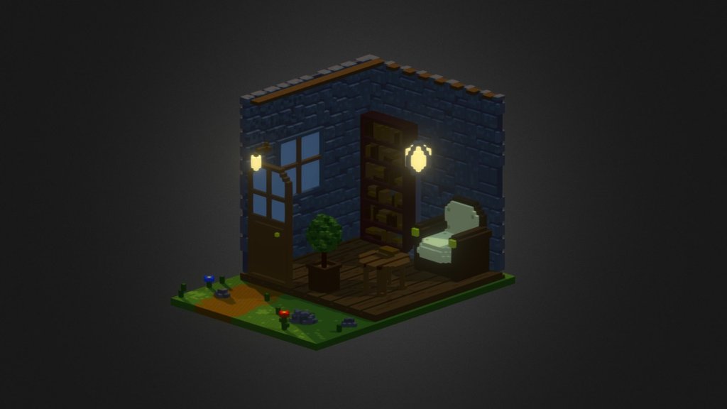 little house - 3D model by jotun974 [fcb06ca] - Sketchfab