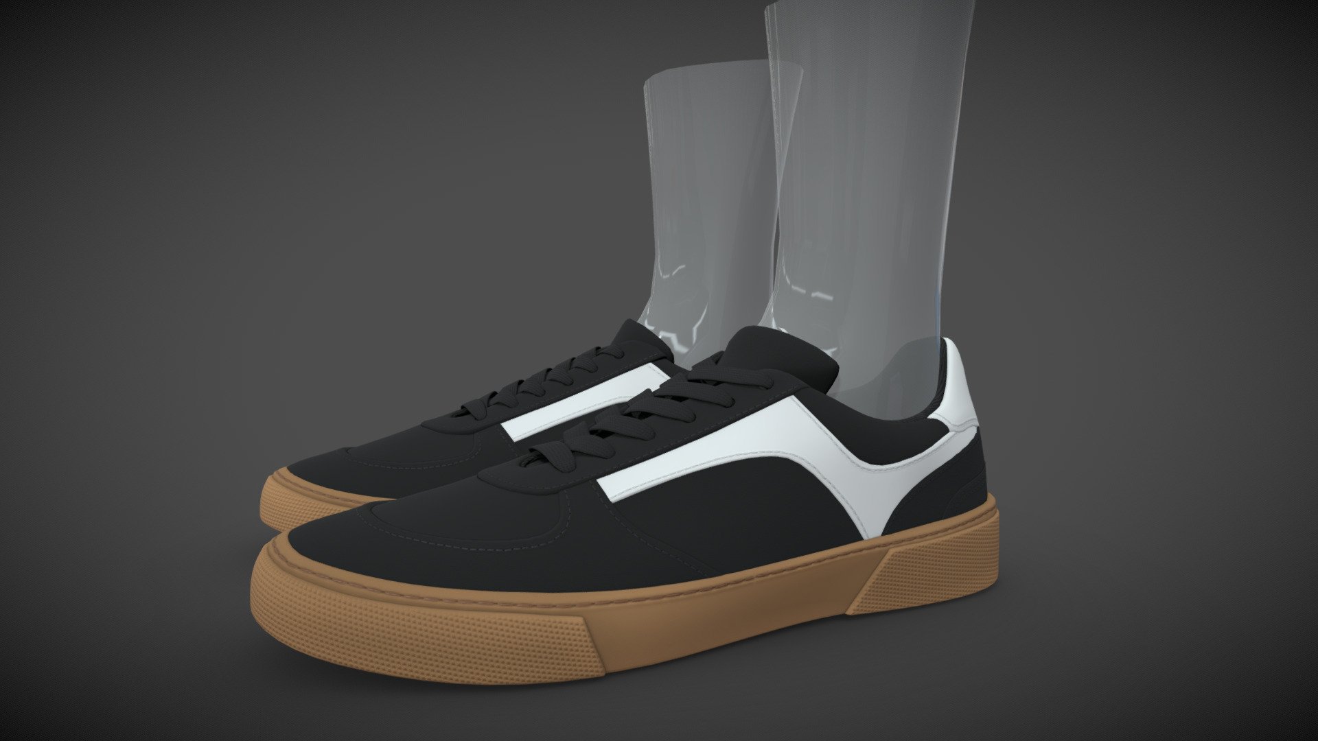 ASOS DESIGN Trainers Shoes - Buy Royalty Free 3D model by LowPoly ...