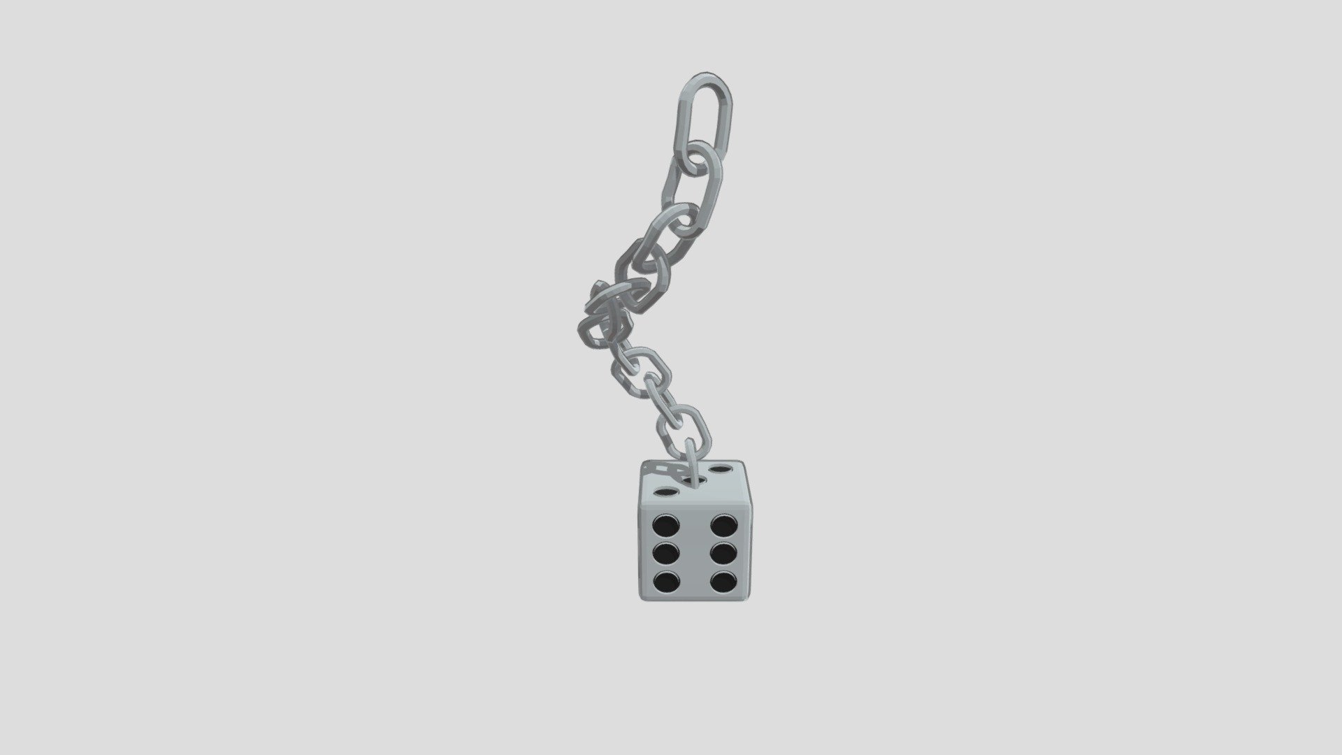 Dice and Chain - 3D model by Lanceron (@blancergun) [fcb1430] - Sketchfab