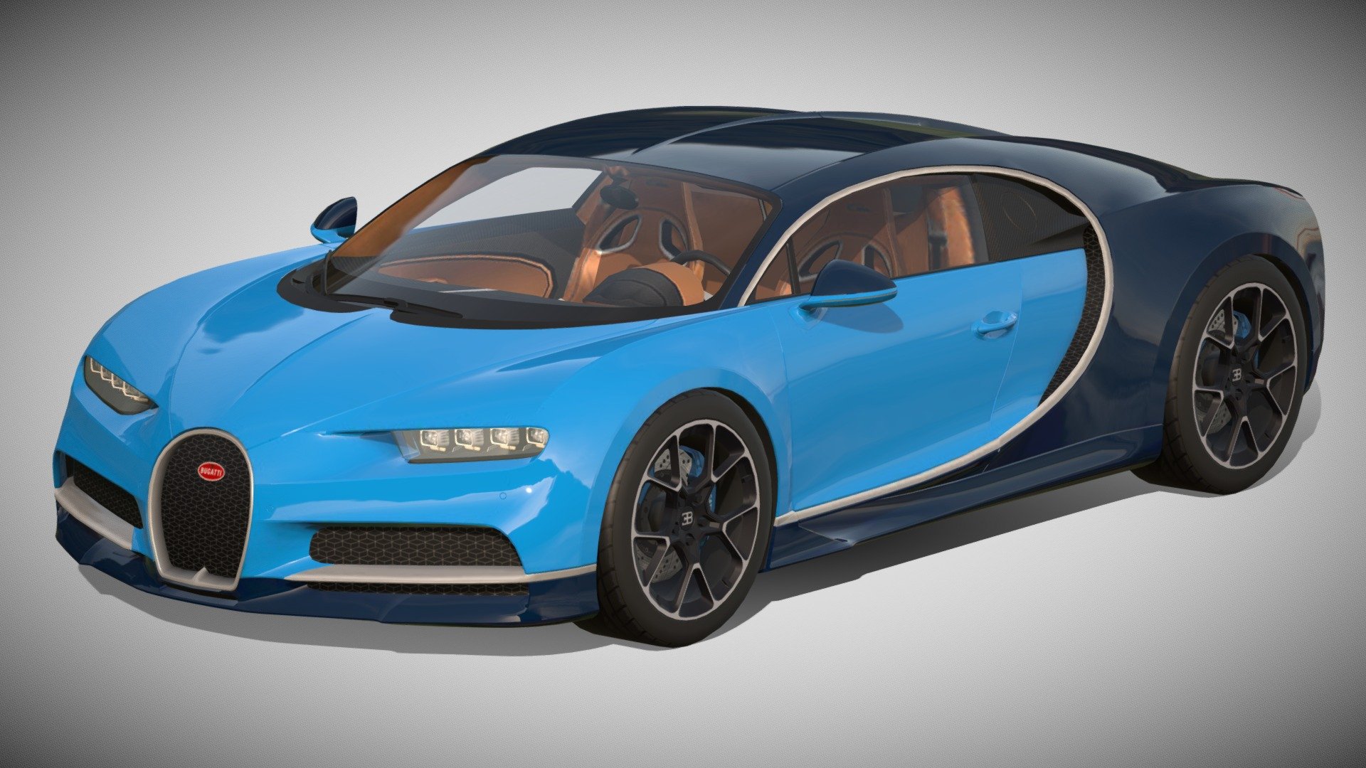 2017 Bugatti Chiron - Download Free 3D model by OUTPISTON [fcb1596 ...