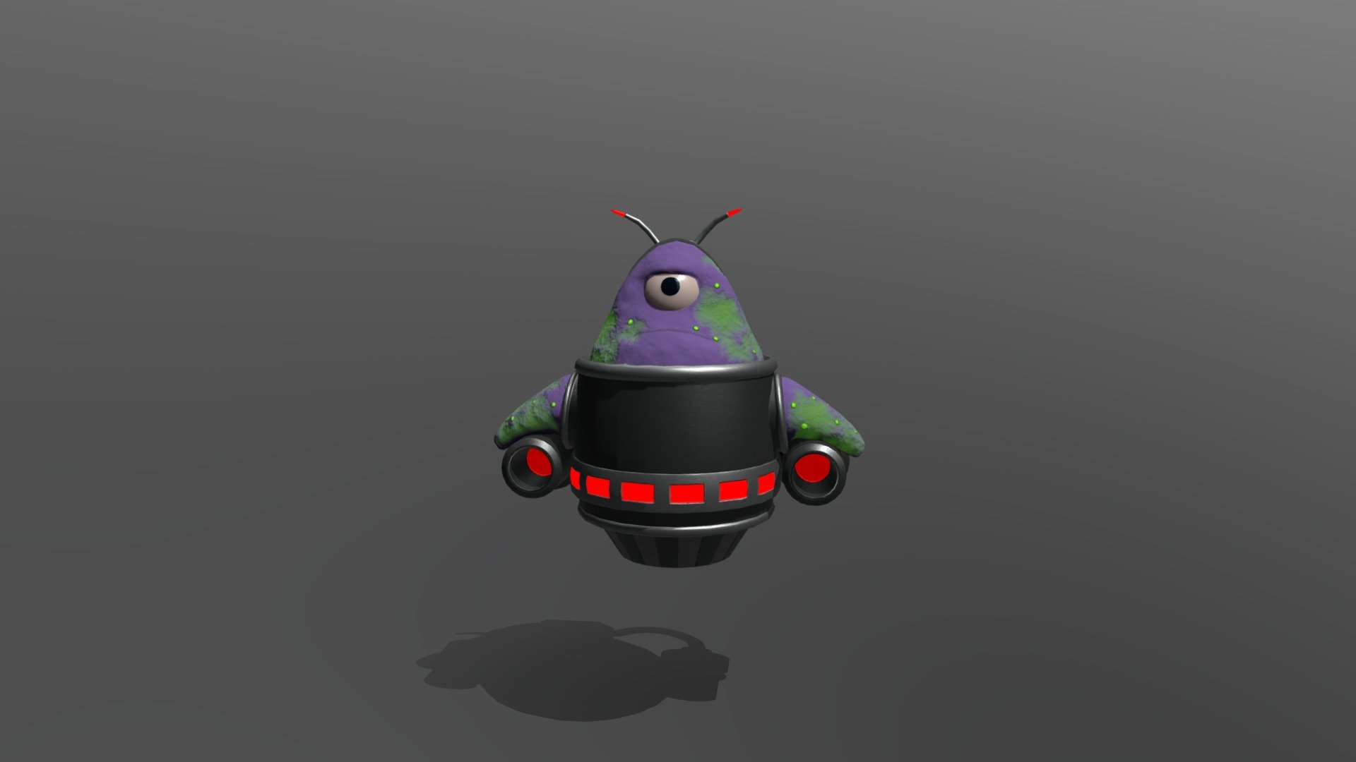 Toby Alien basic enemy - 3D model by Dumokan Art (@dumokanart) [fcb1b70 ...