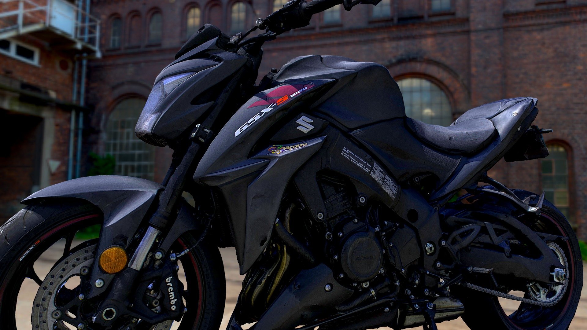 Suzuki GSX-S1000 2018 - 3D model by Johndoh [fcb31fb] - Sketchfab