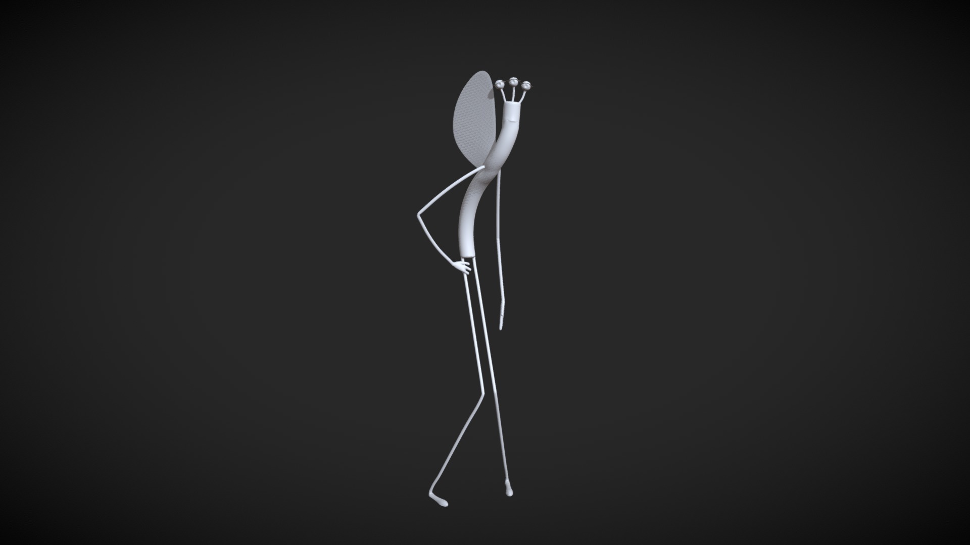 CHARACTER#8 - Buzzu In The Intergalactic School - 3D model by ...