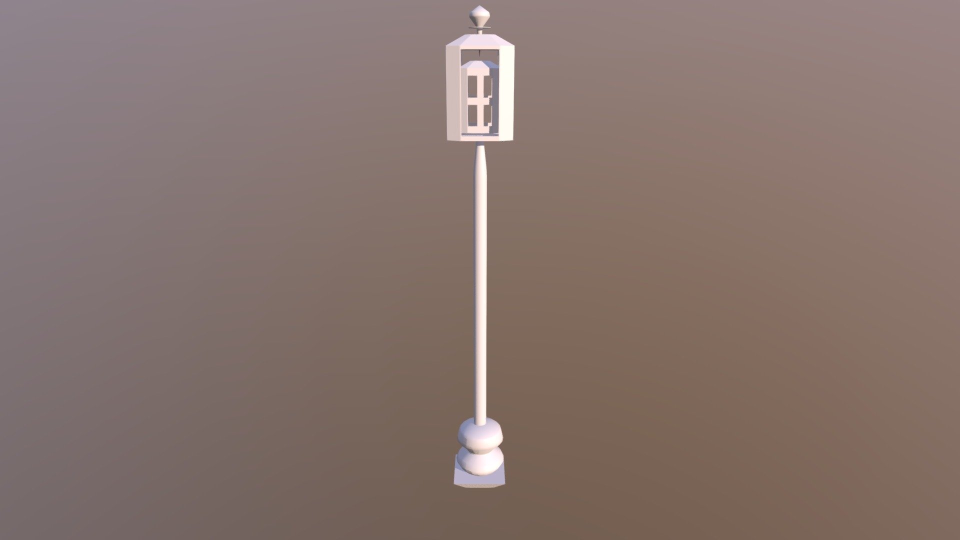 Lamppost Model - Download Free 3D model by Rtruong [fcb6d41] - Sketchfab