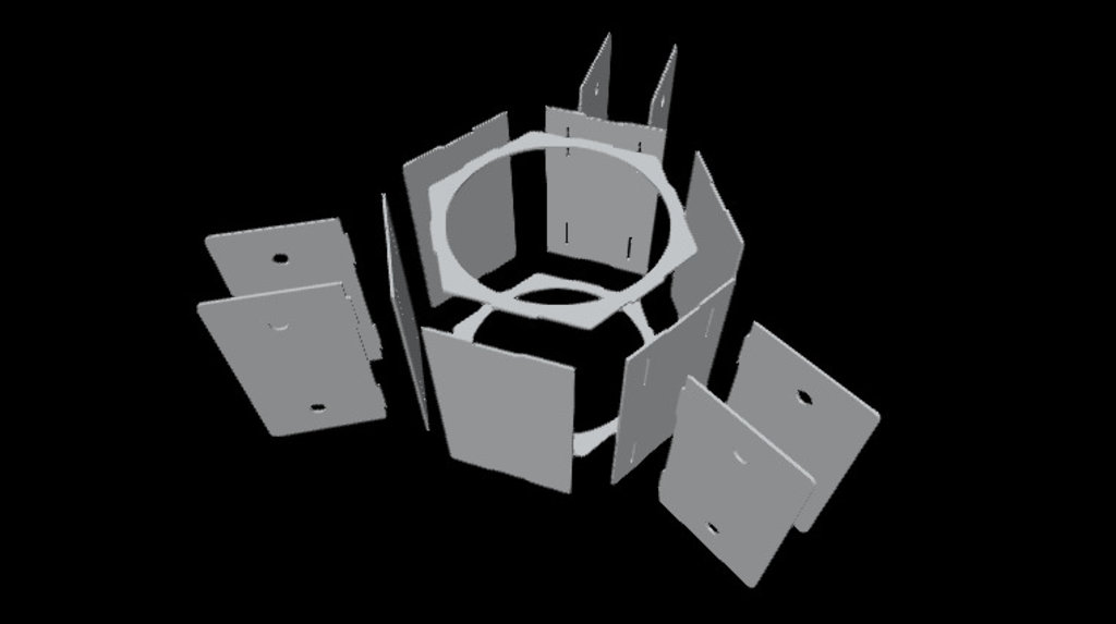 Exploded 3 Way Connector Sep2015 - 3D model by Peter Chaddock (@peterc ...