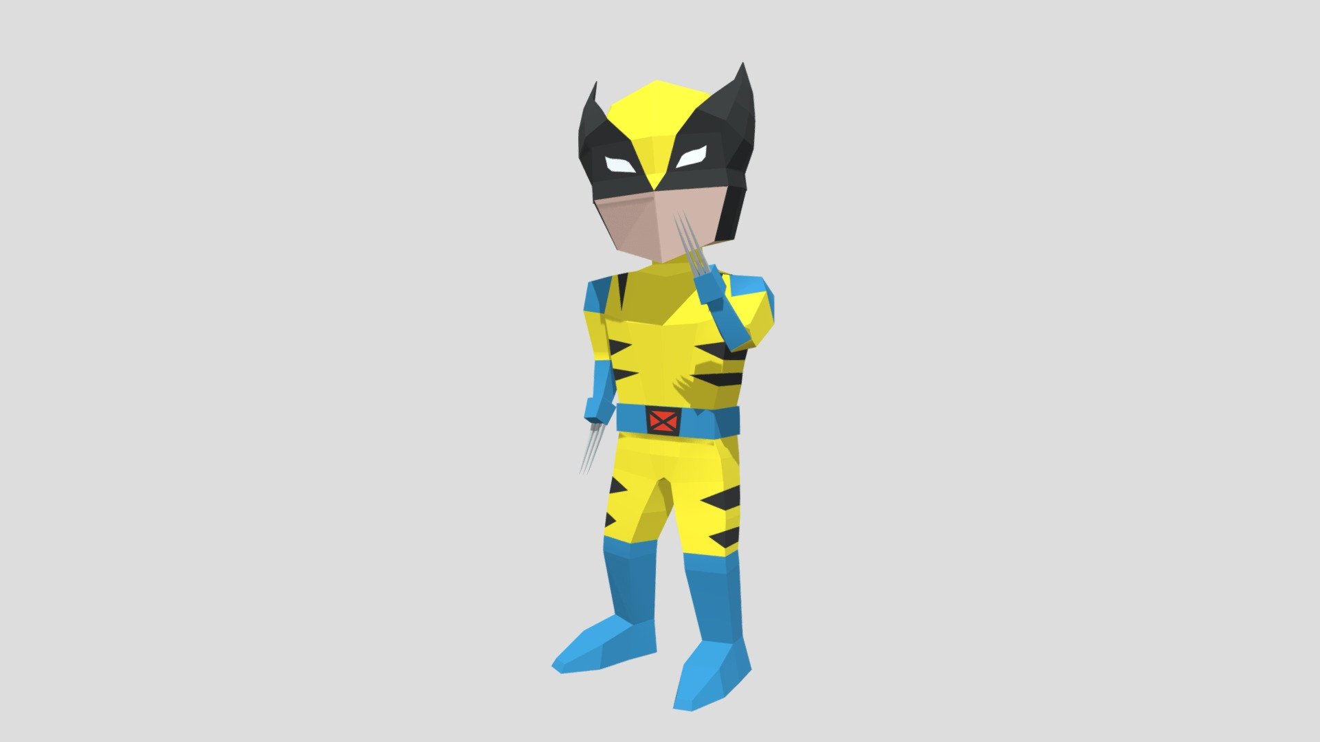 Wolverine (Marvel) - Download Free 3D model by D7Xtreme [fcb9486 ...