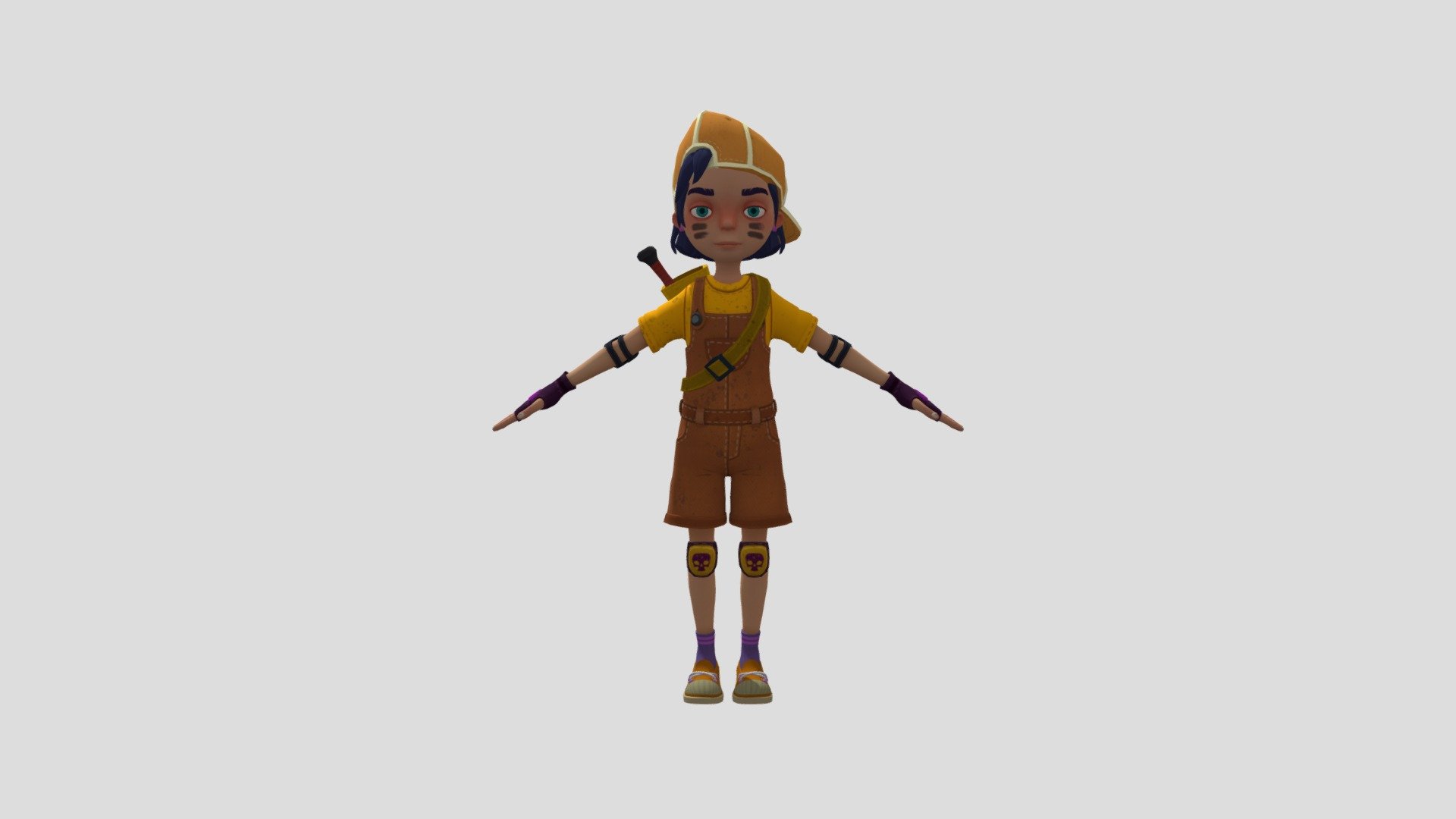 Secret Neighbor - Yellow Brave Skin - Download Free 3D model by Matt2 ...