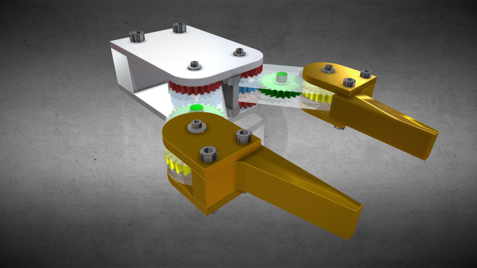 Gears Gripper Mechanism - Download Free 3D model by trinityscsp ...