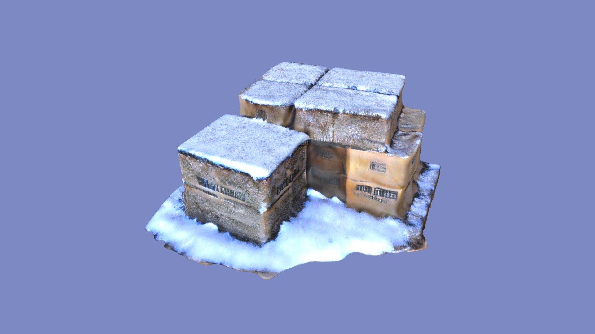 pile snow boxes - Download Free 3D model by vicente betoret ferrero ...