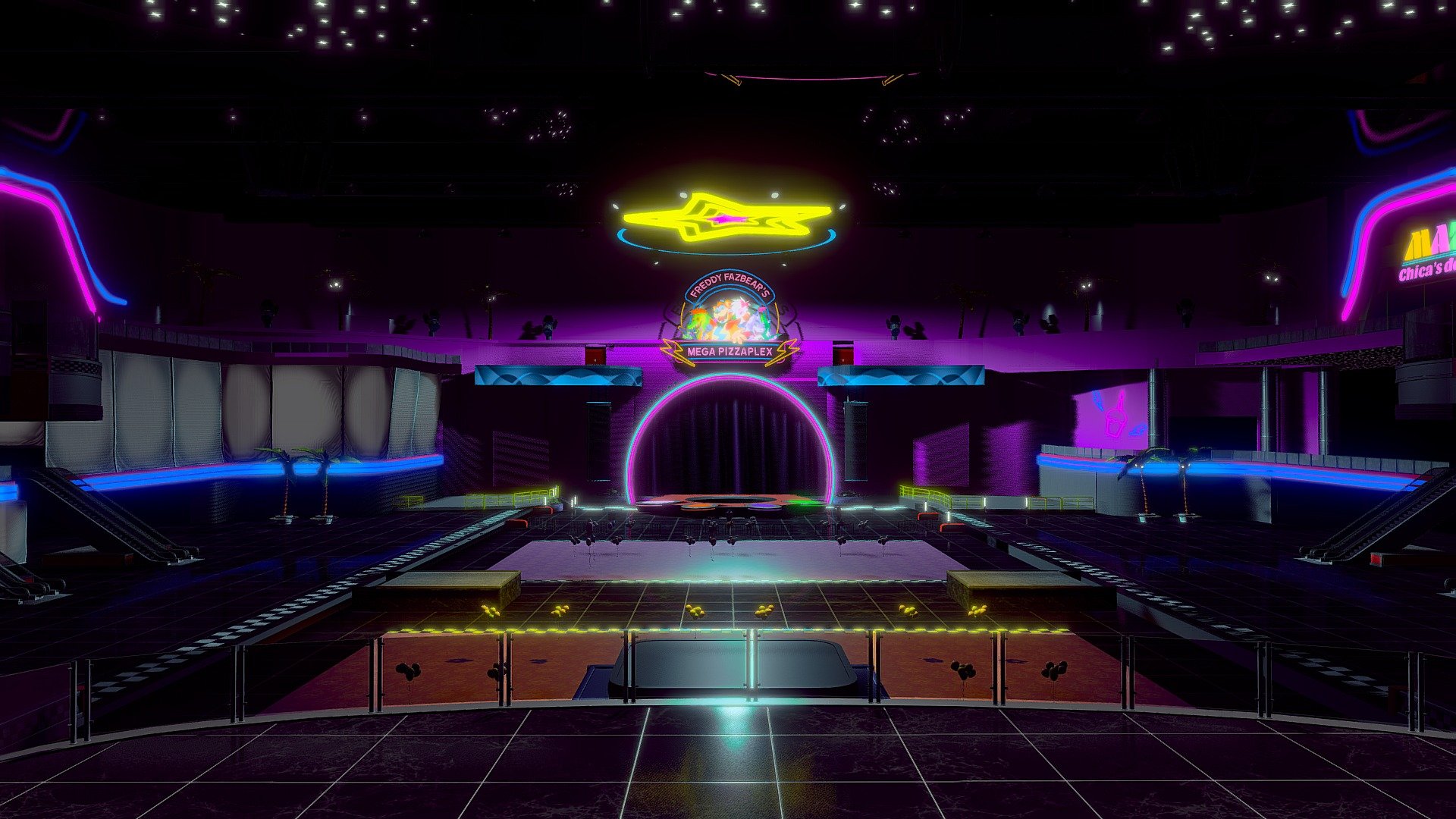 The Fnaf Security Breach Main Atrium - Download Free 3D model by ...