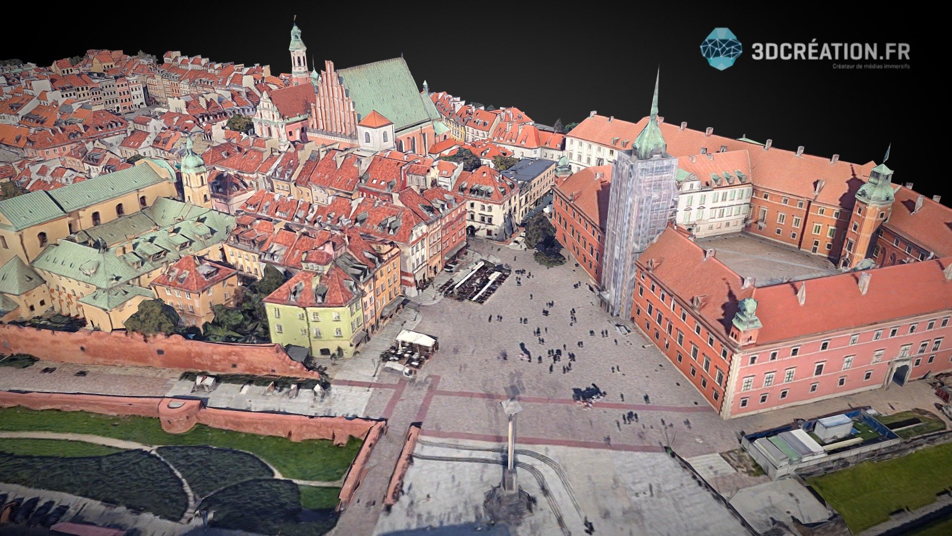 PALAIS ROYAL DE VARSOVIE - POLOGNE - 3D model by 3dcreation_lyon ...