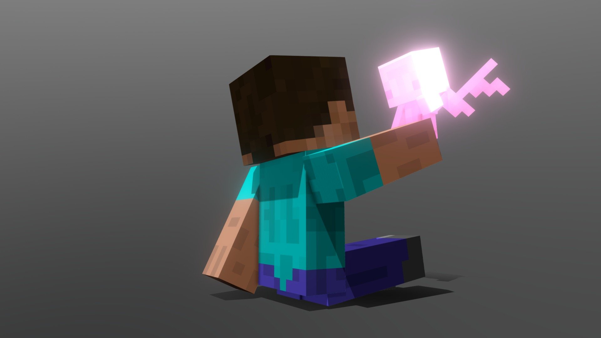 Allay and Steve! - 3D model by Depsis [fcbf4d0] - Sketchfab