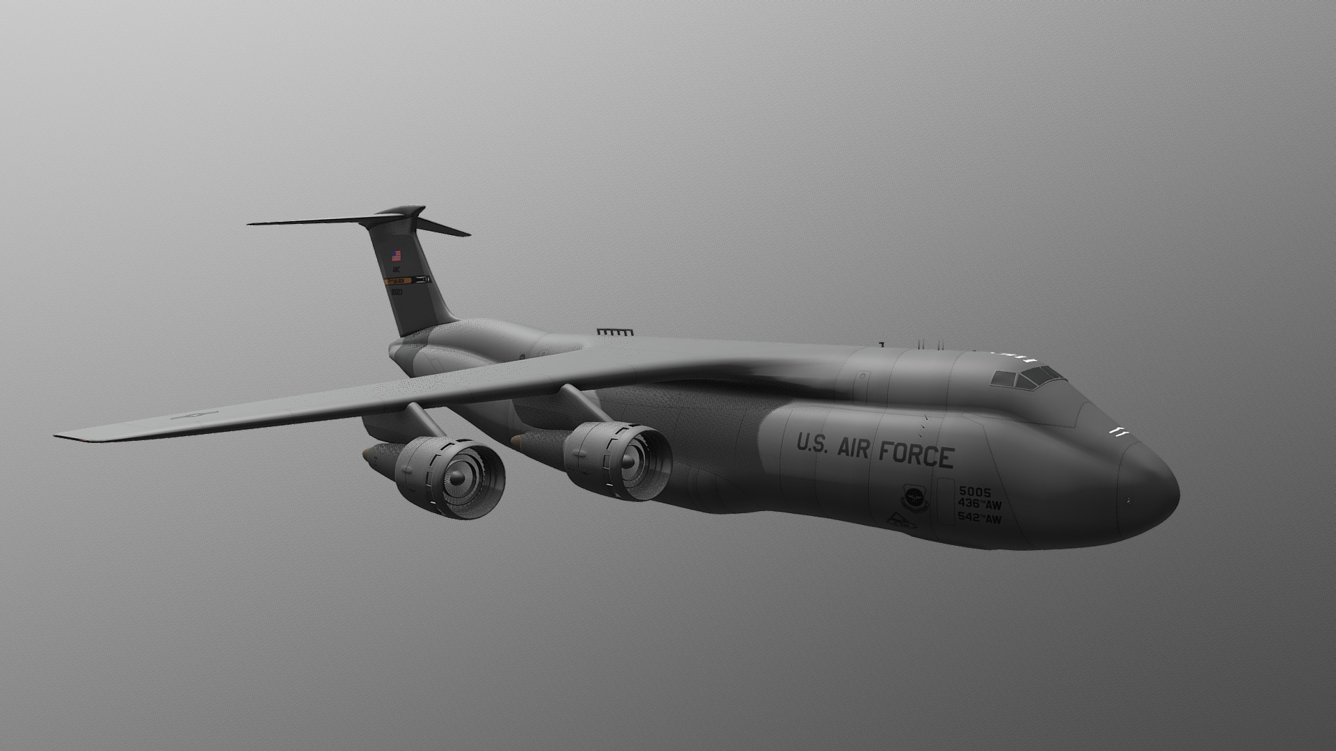C-5 Galaxy - 3D model by AIRMAN Magazine (@AIRMANMagazine) [fcbf605 ...
