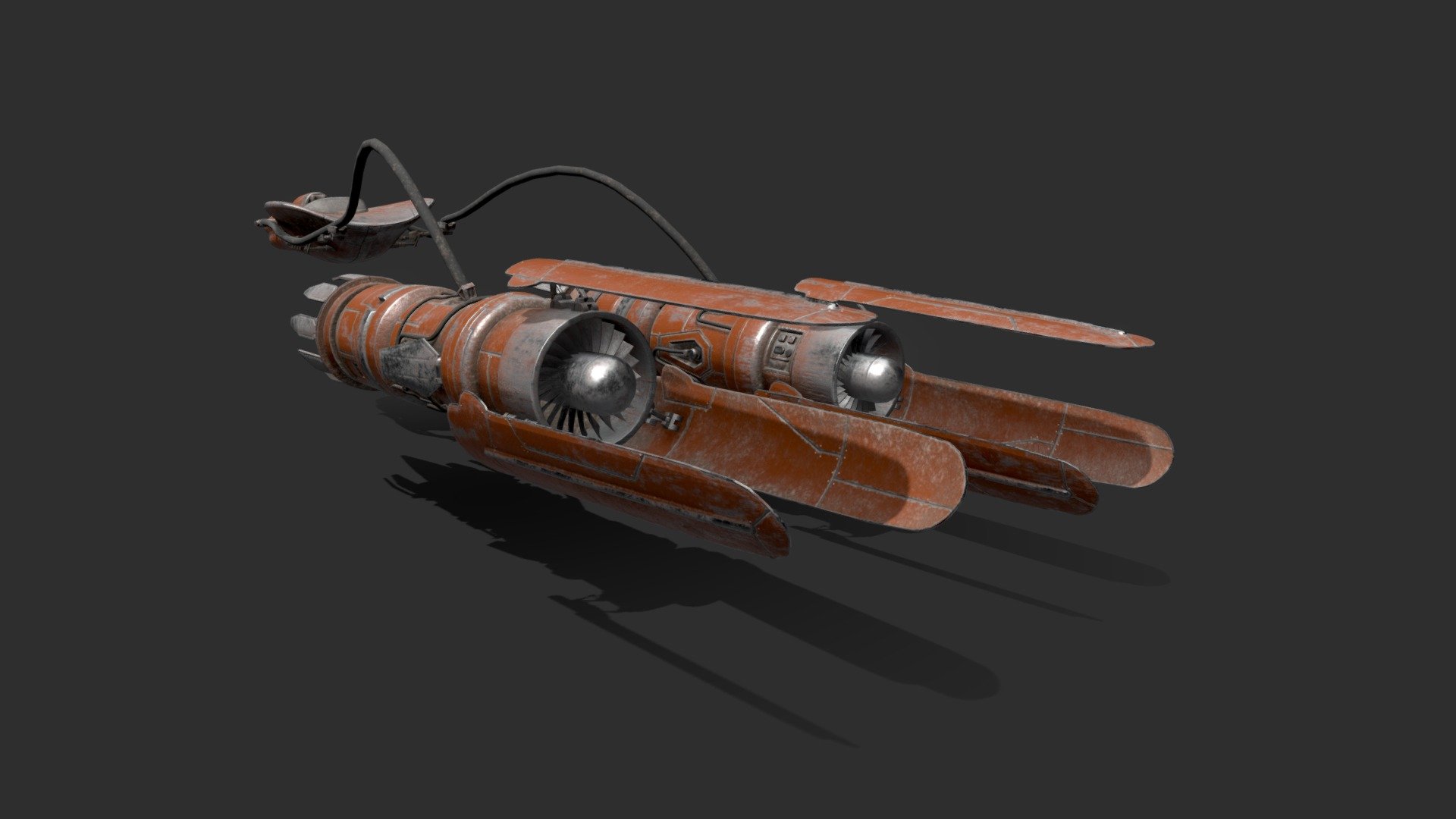 Podracer - inspired by Star Wars - 3D model by vojtaklemperer [fcc008a ...