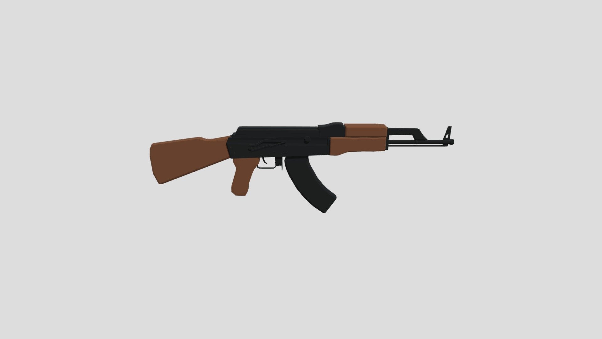 Remade AK-47 (Free 3D Download) - Download Free 3D model by Shad ...