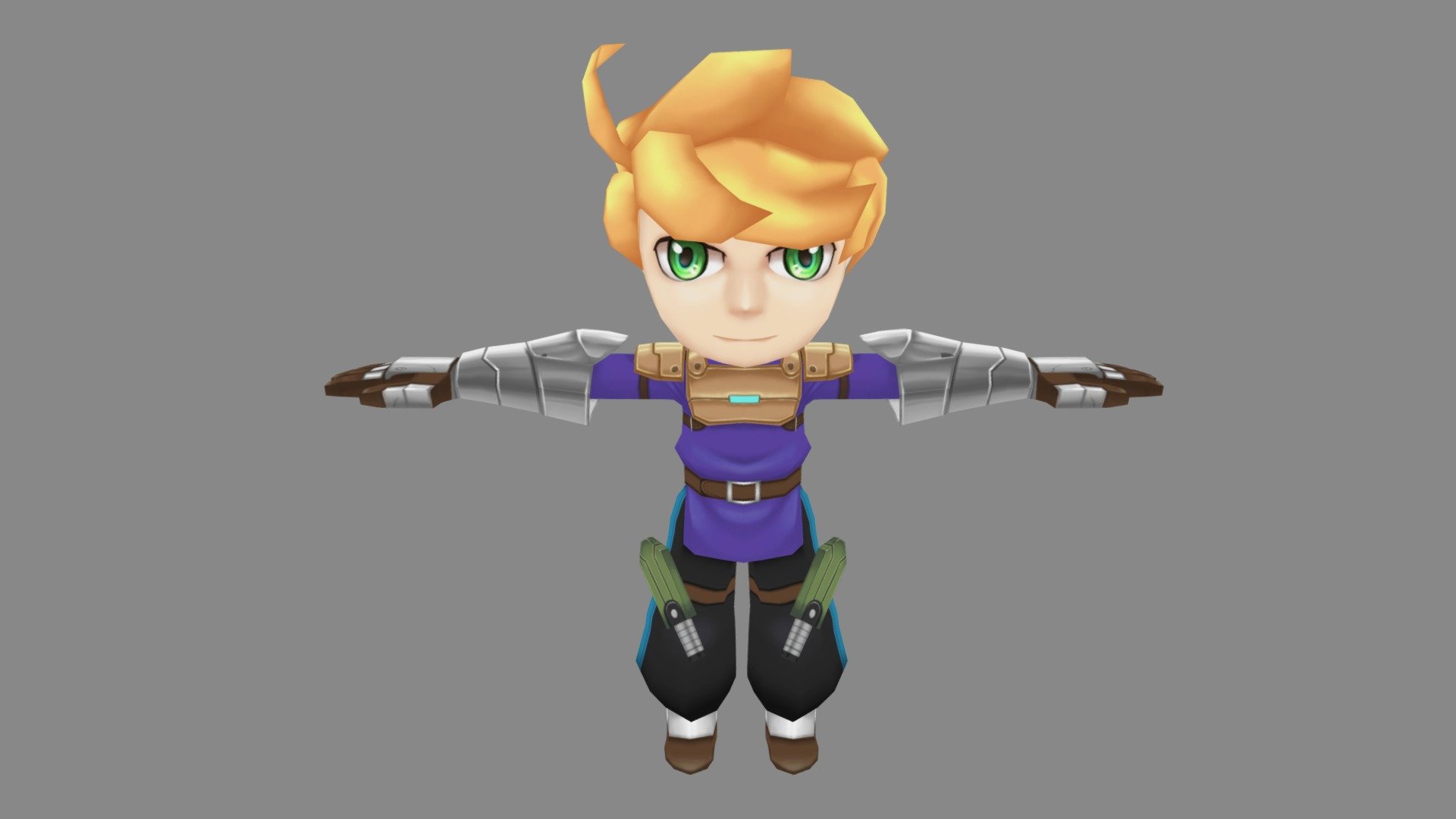 RPG GUY - 3D model by Danniella (@damayang) [fcc101d] - Sketchfab