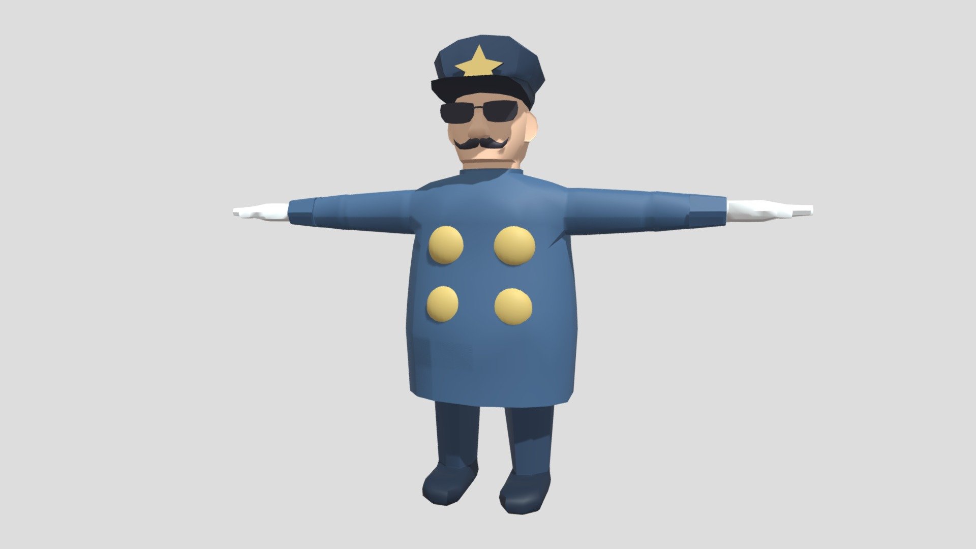 Clown Town: Cop Model - Download Free 3D model by jblask [fcc1511 ...